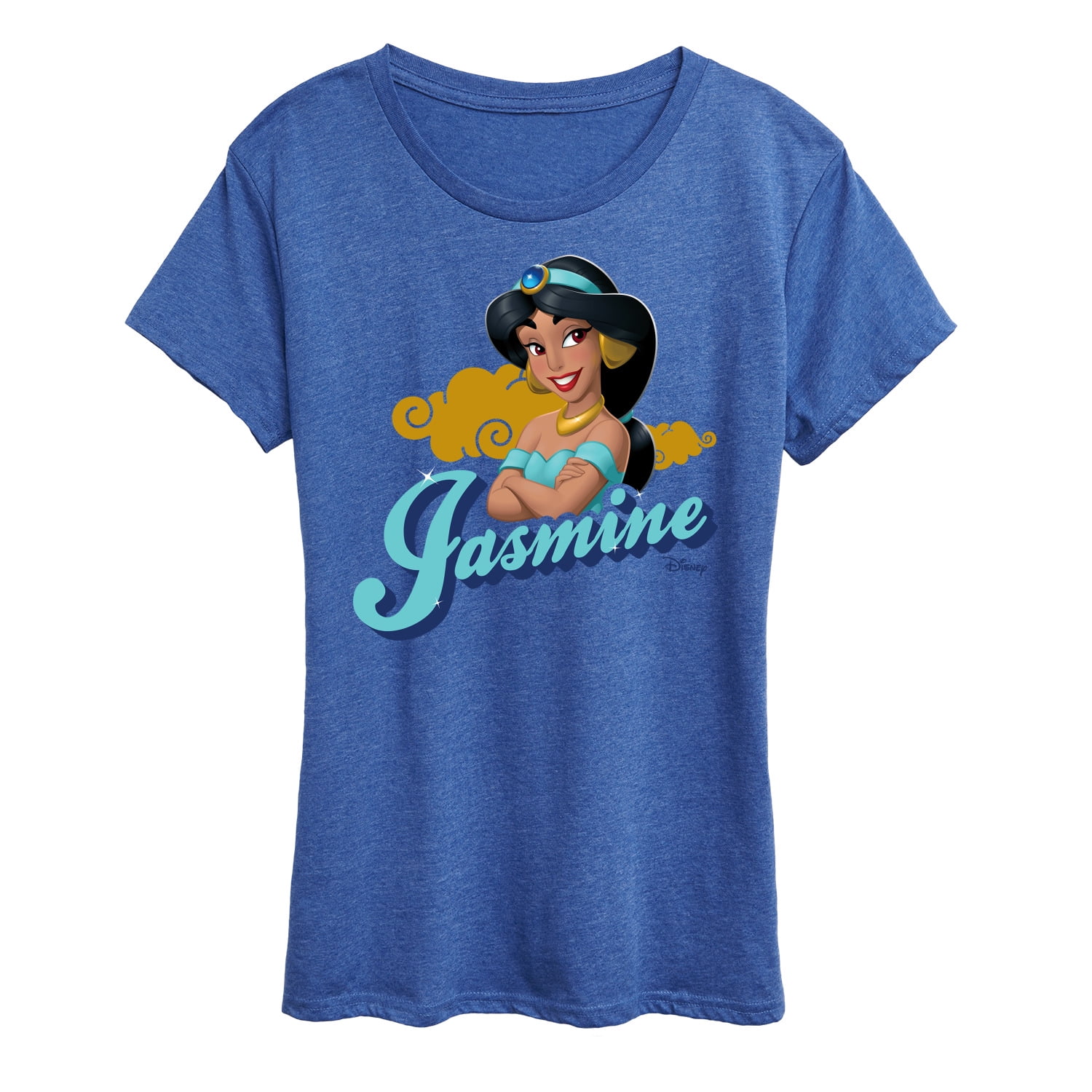 Disney Princess - Jasmine Headshot - Women's Short Sleeve Graphic T ...