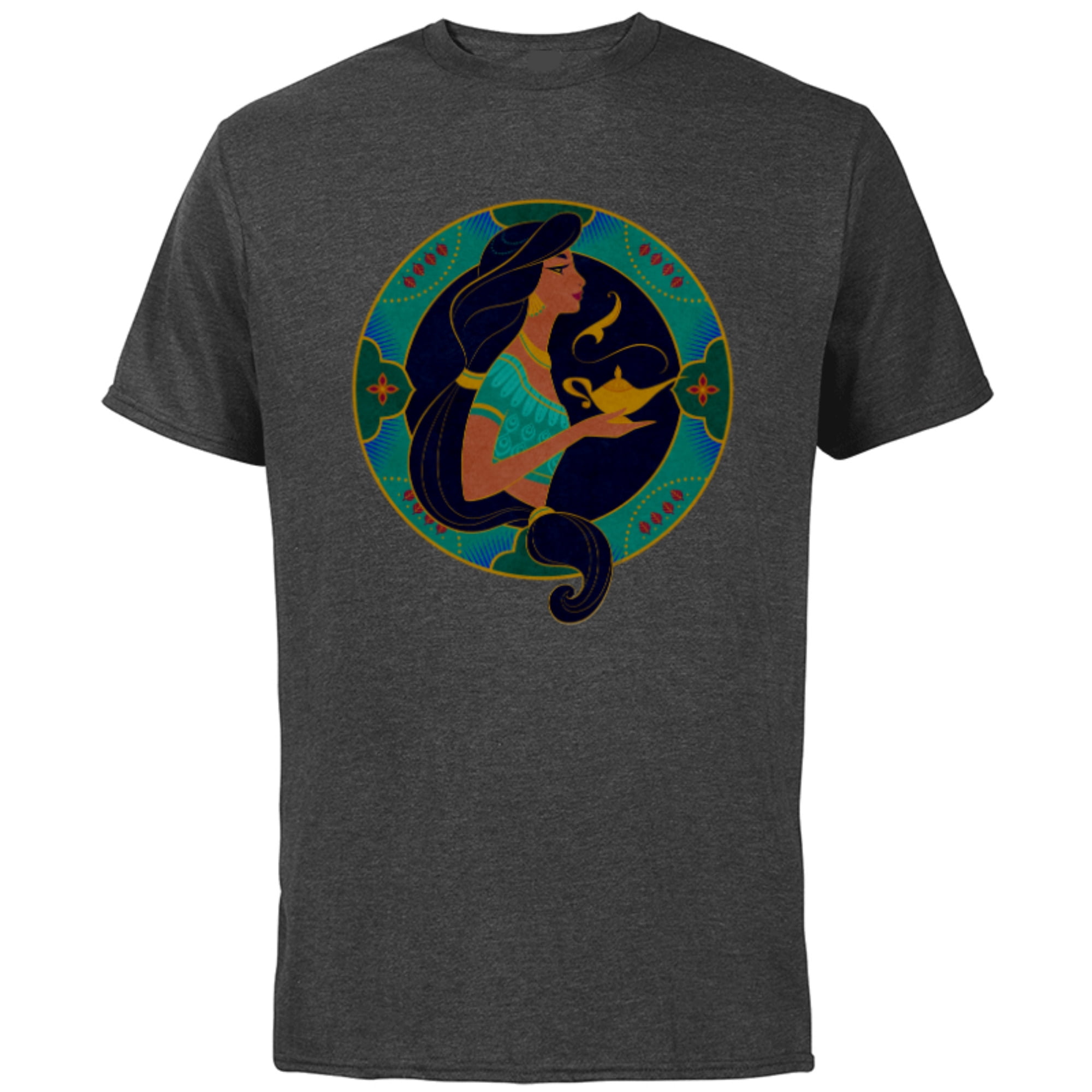 Disney Princess Jasmine Modern Art Deco Style - Short Sleeve Cotton T ...