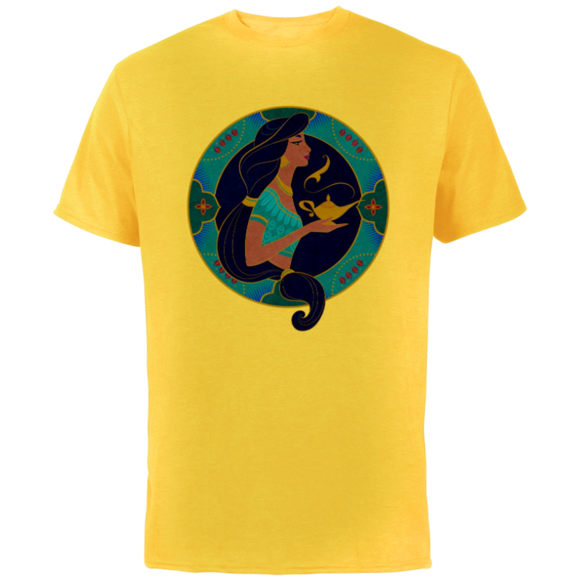 Disney Princess Jasmine Modern Art Deco Style - Short Sleeve Cotton T ...