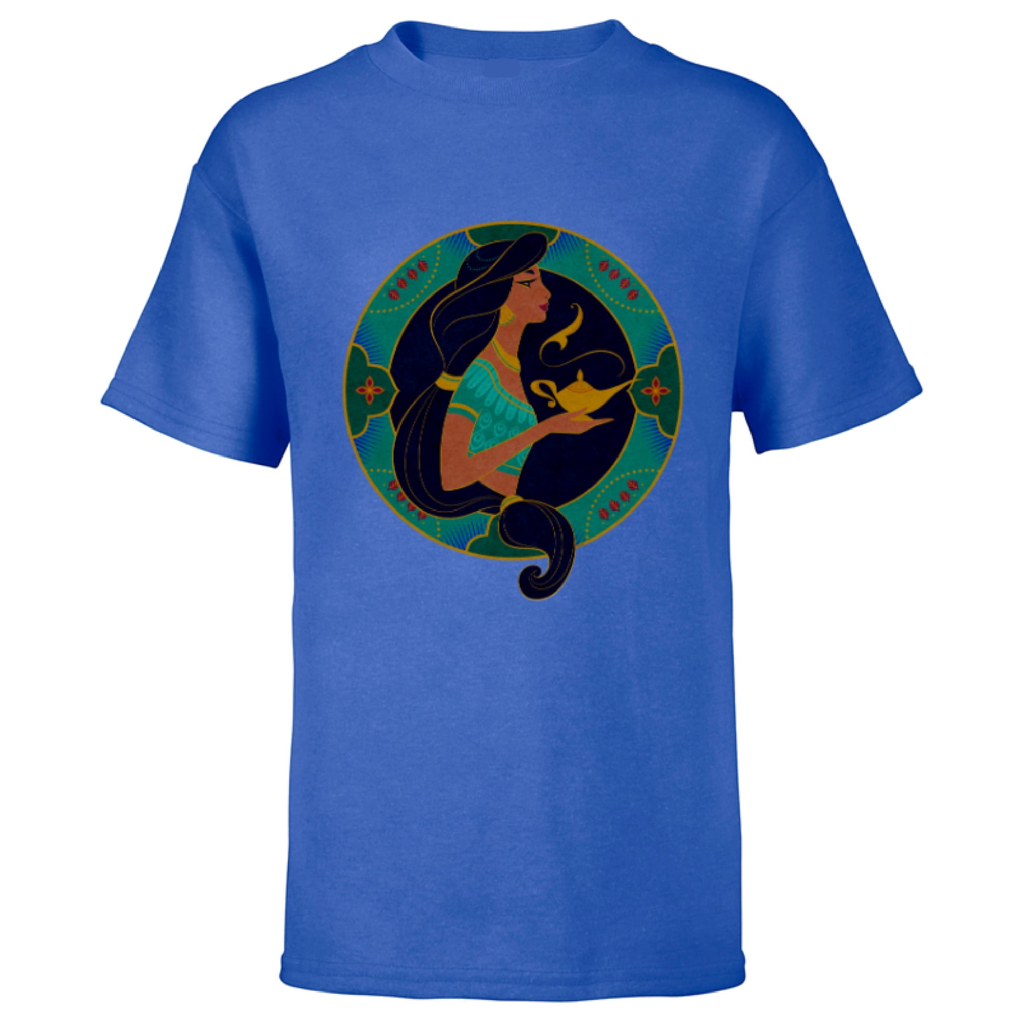 Disney Princess Jasmine Modern Art Deco Style - Short Sleeve T-Shirt ...