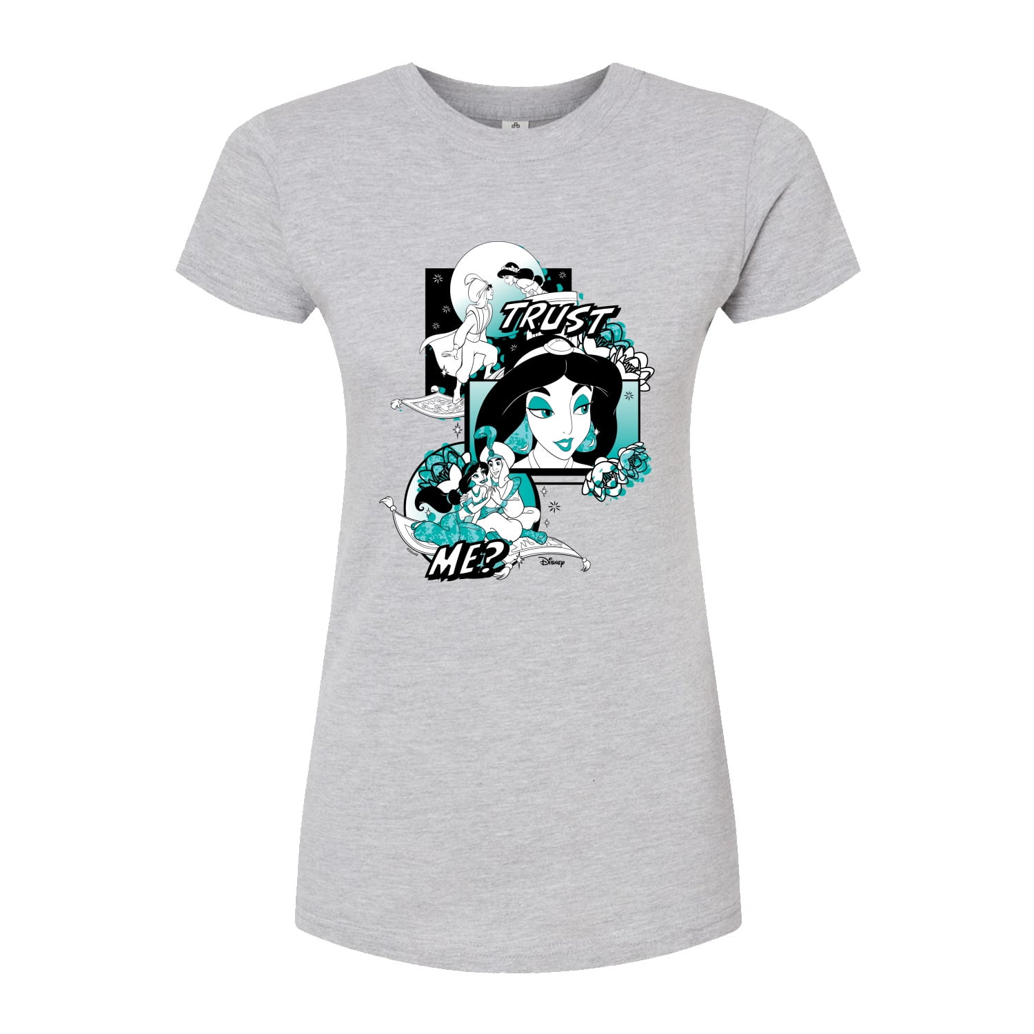 Disney Princess - Jasmine Pop - Juniors Fitted Graphic T-Shirt ...