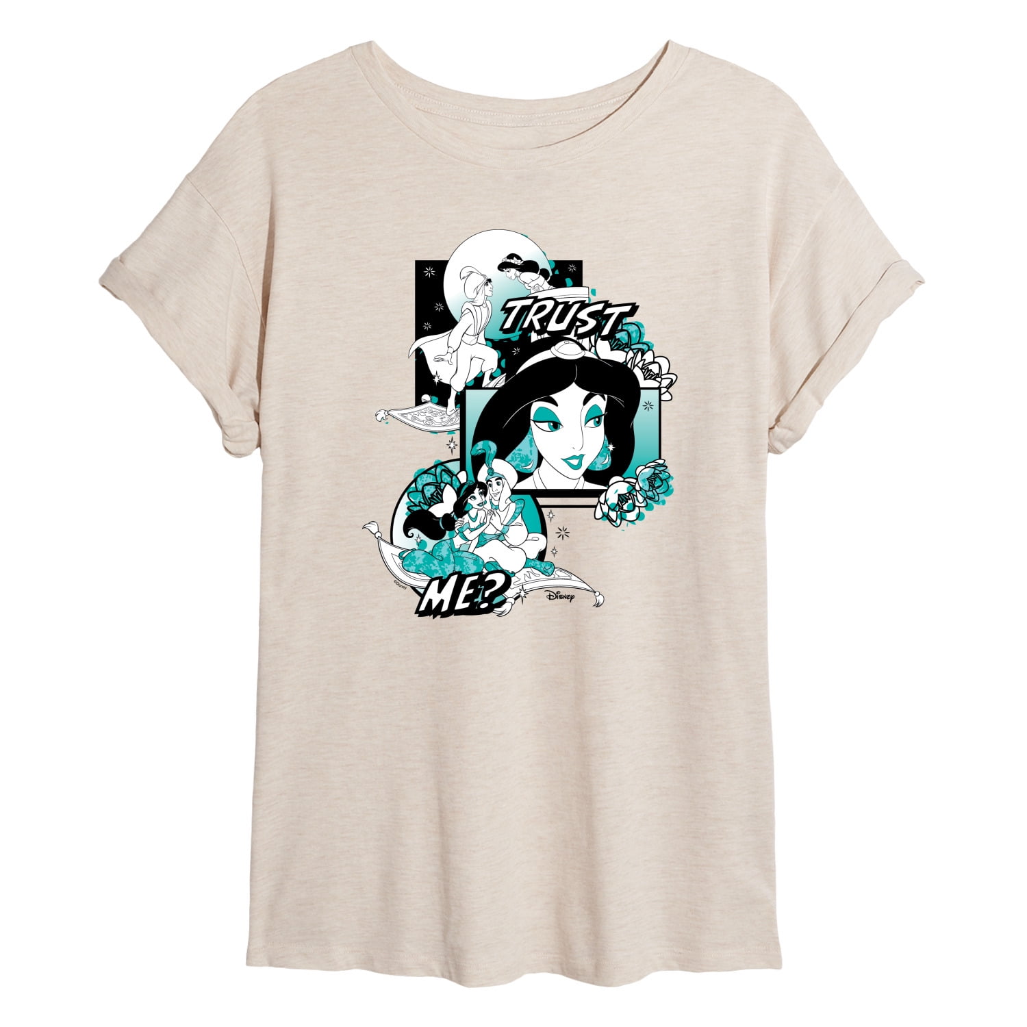 Disney Princess - Jasmine Pop - Juniors Ideal Flowy Muscle T-Shirt ...