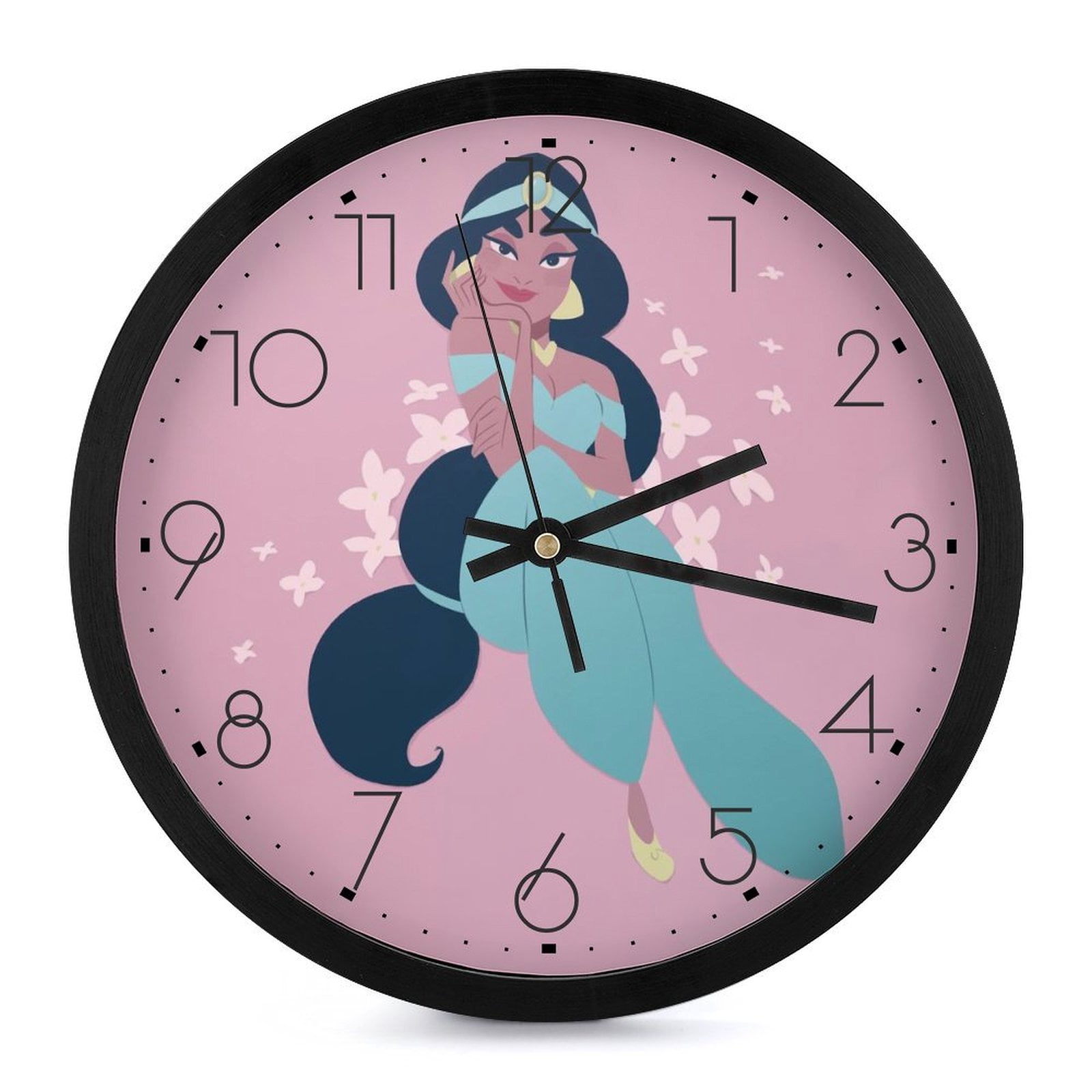 Disney Princess Jasmine Round wall clocks battery operated decorative ...