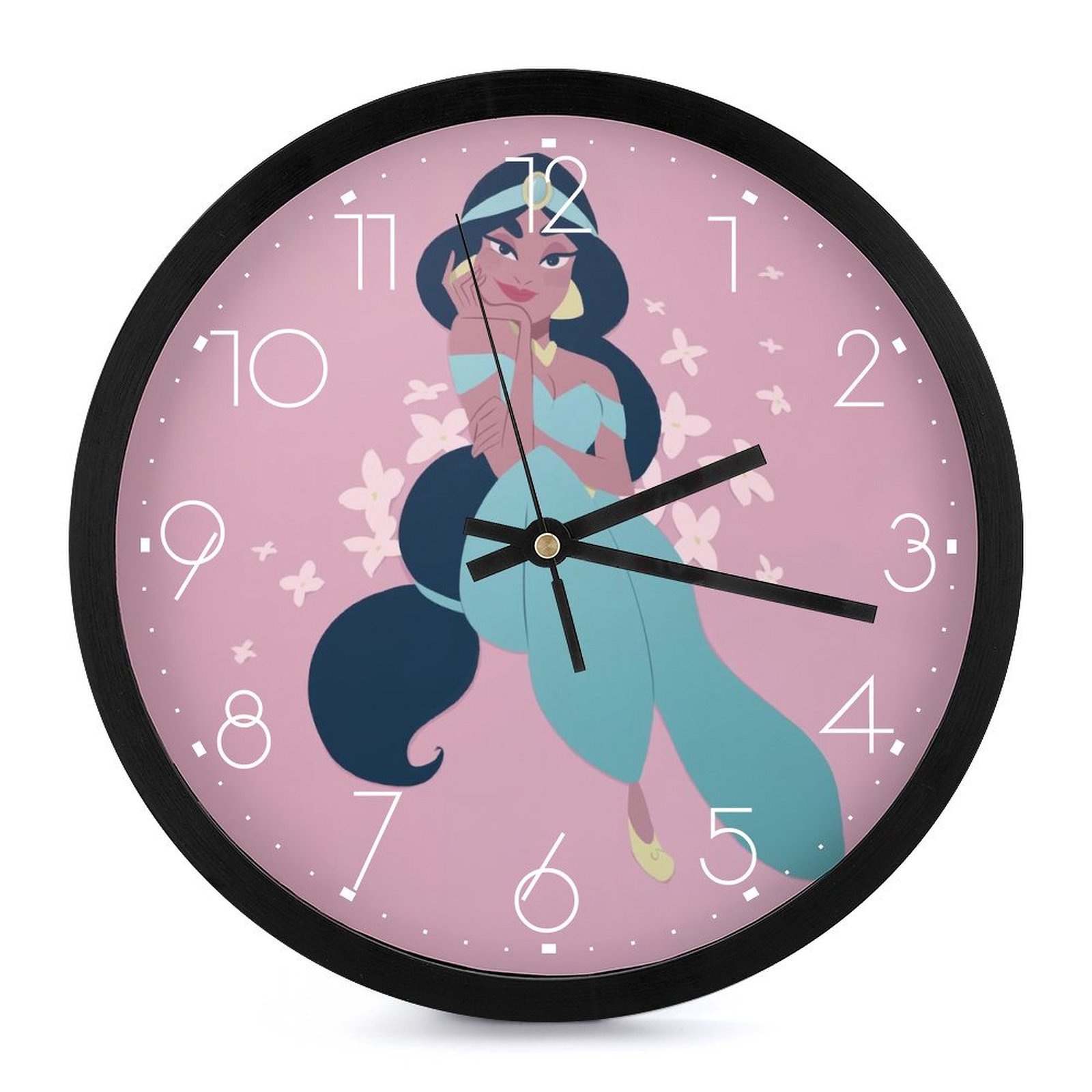 Disney Princess Jasmine Round wall clocks battery operated decorative ...
