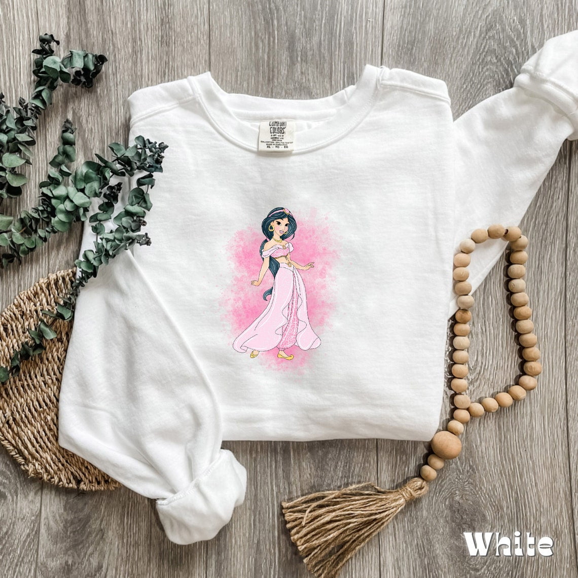 Disney Princess Jasmine Sweatshirt, Jasmine Sweatshirt, Princess ...