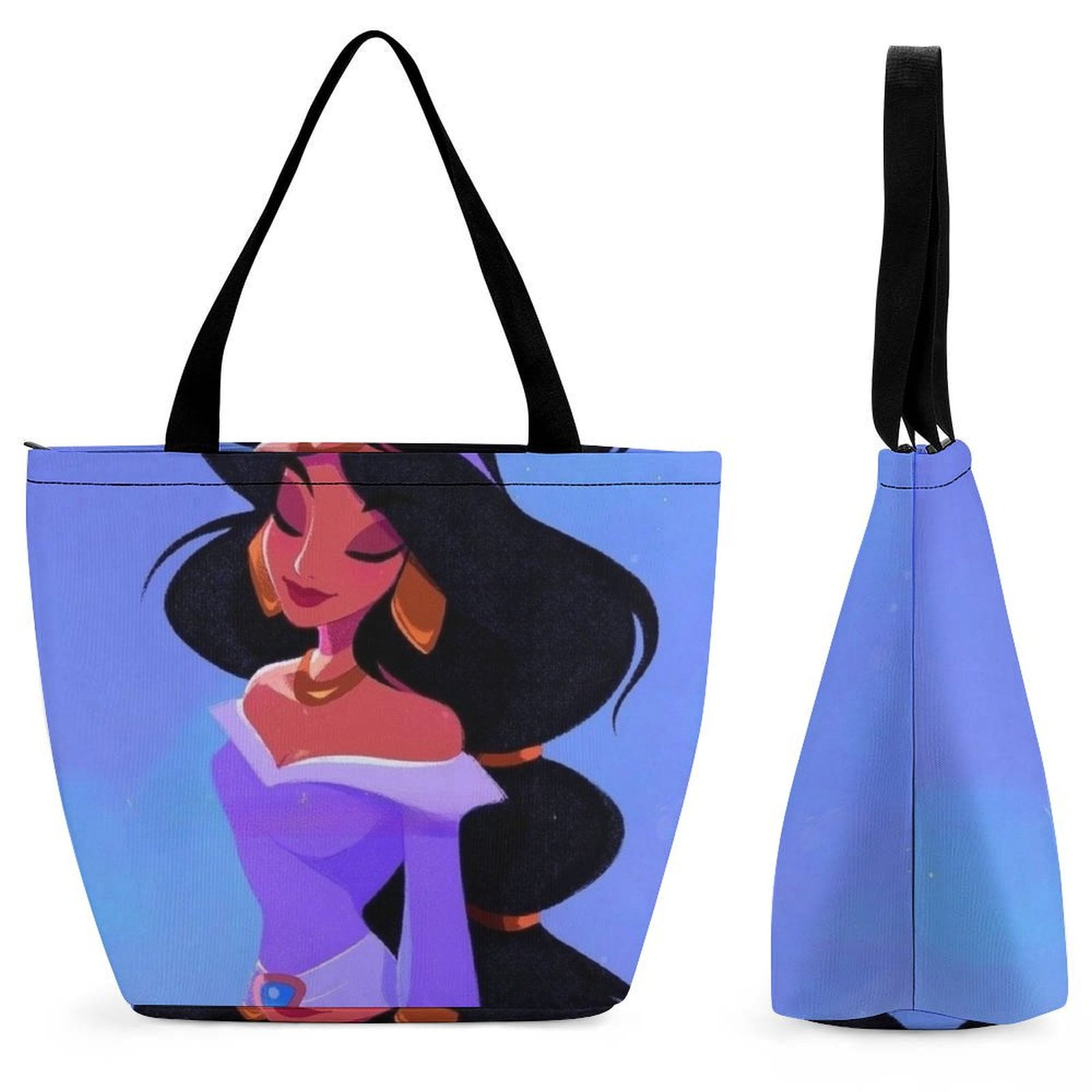 Disney Princess Jasmine Tote Bag For Women Casual Shoulder Bag Handbag ...
