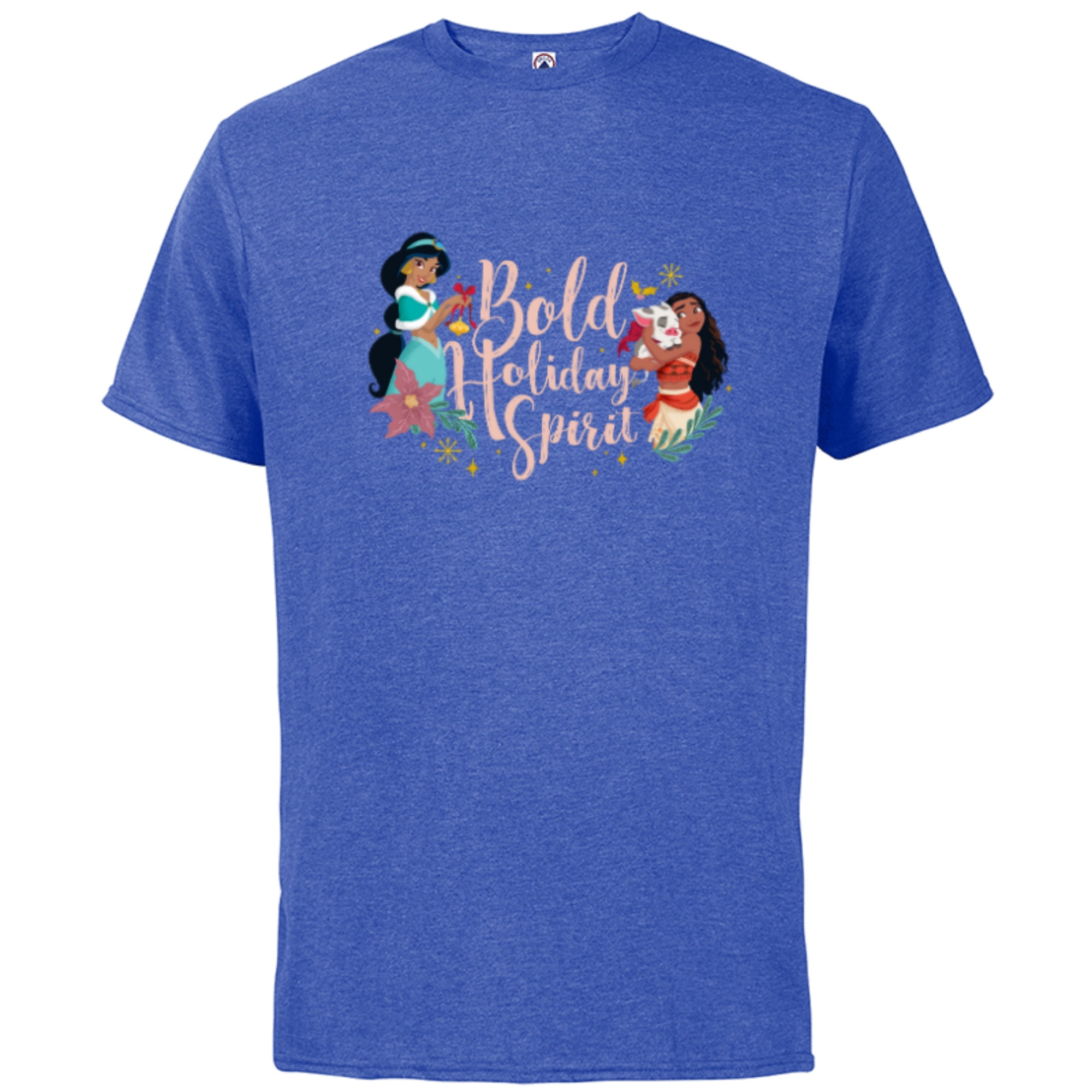 Disney Princess Jasmine and Moana Bold Holiday Spirit - Short Sleeve ...
