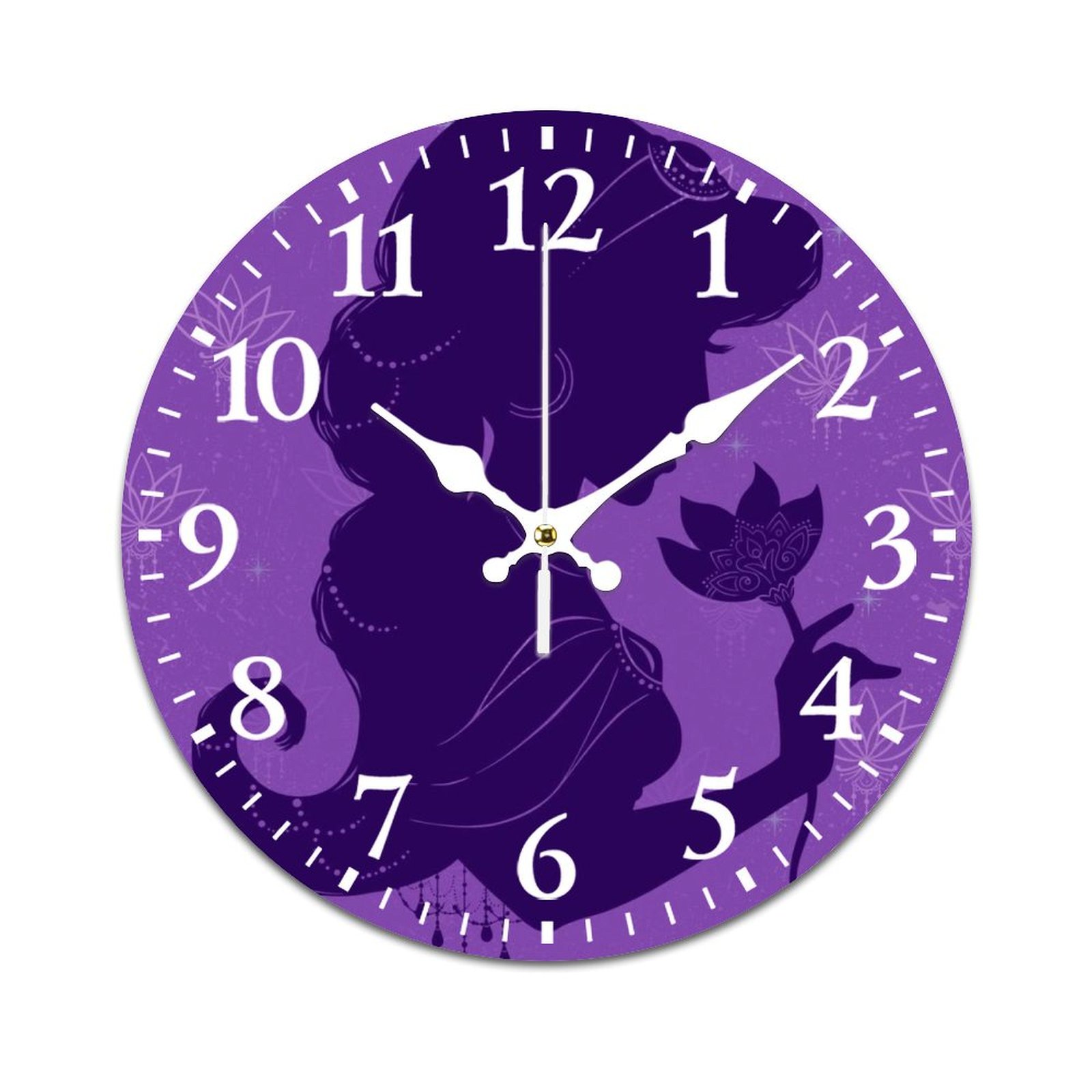 Disney Princess Jasmine wall clocks battery operated decorative 30cm/11 ...