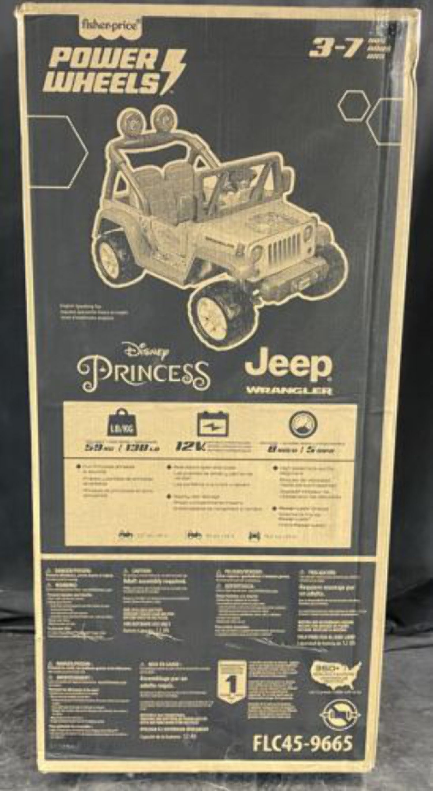 Disney Princess Jeep Wrangler FLC45-9665: Brand New and Sealed Power ...