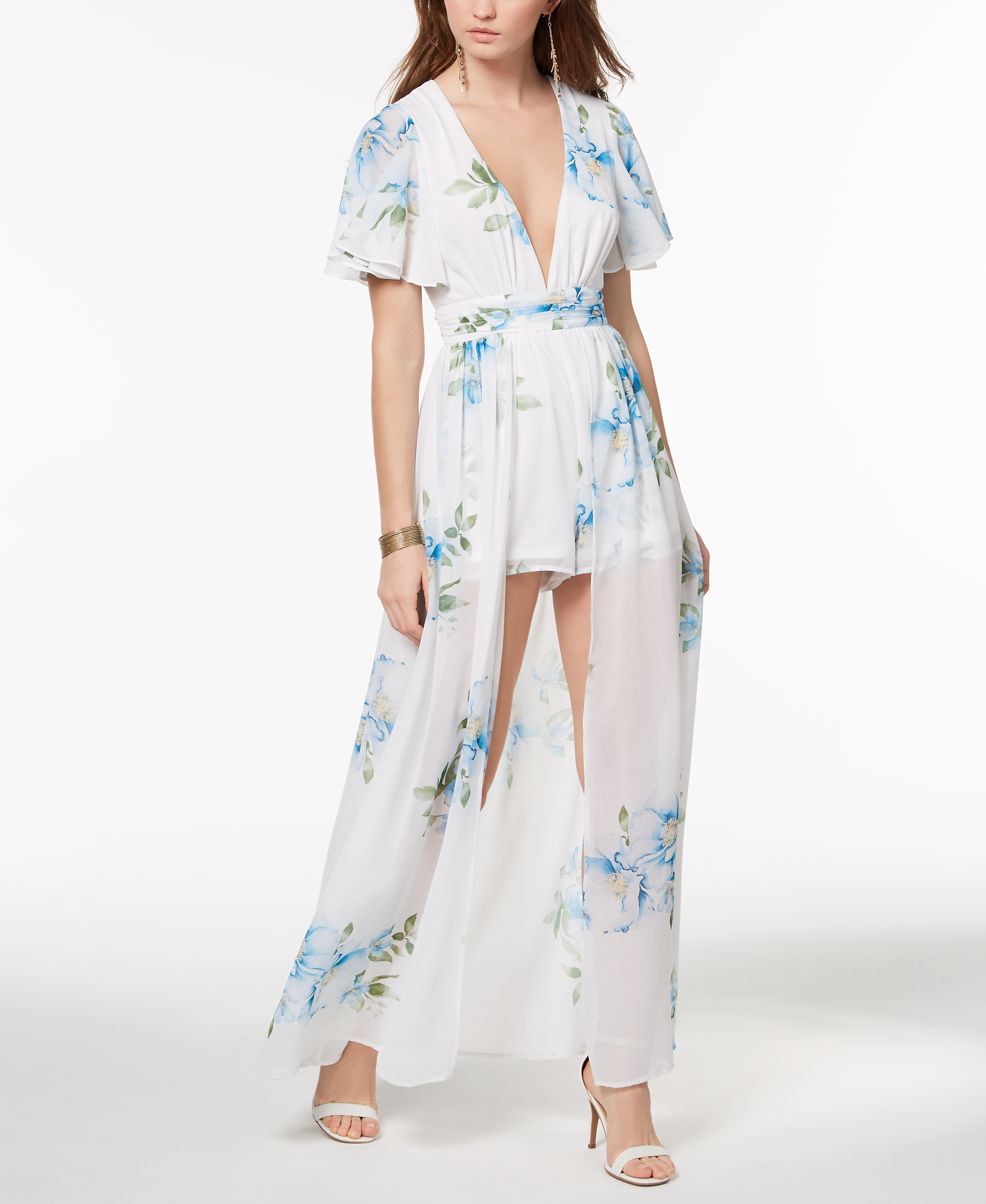 Disney Princess Juniors Maxi Overlay Romper Multi L - Walmart.com