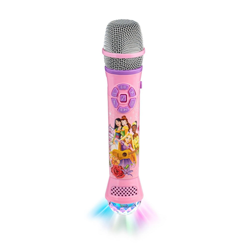 Disney Princess Karaoke Microphone with LED Lights - Walmart.com