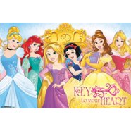 Disney Princess - Collection Wall Poster, 22.375" x 34", Framed ...