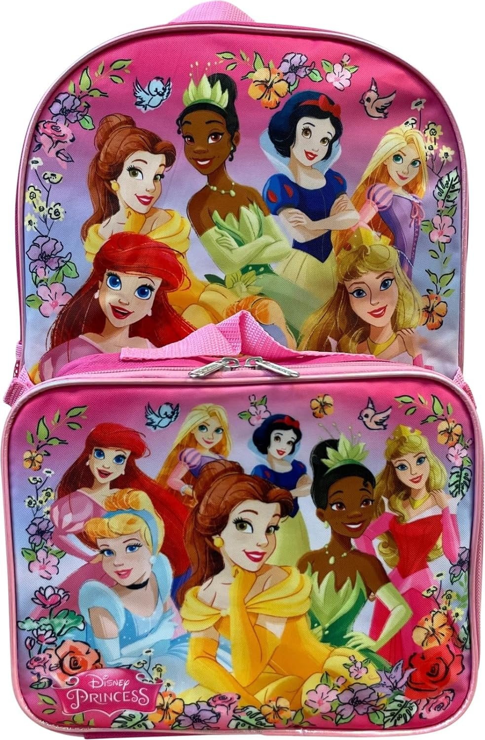 Disney Princess School Backpack with Kids Lunchbox Kit - Walmart.com