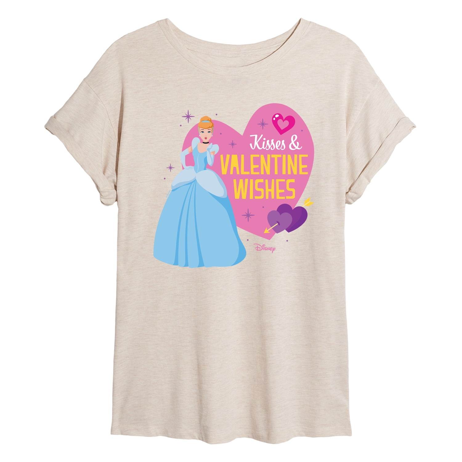 Disney Princess - Kisses and Valentine Wishes - Juniors Oversized ...
