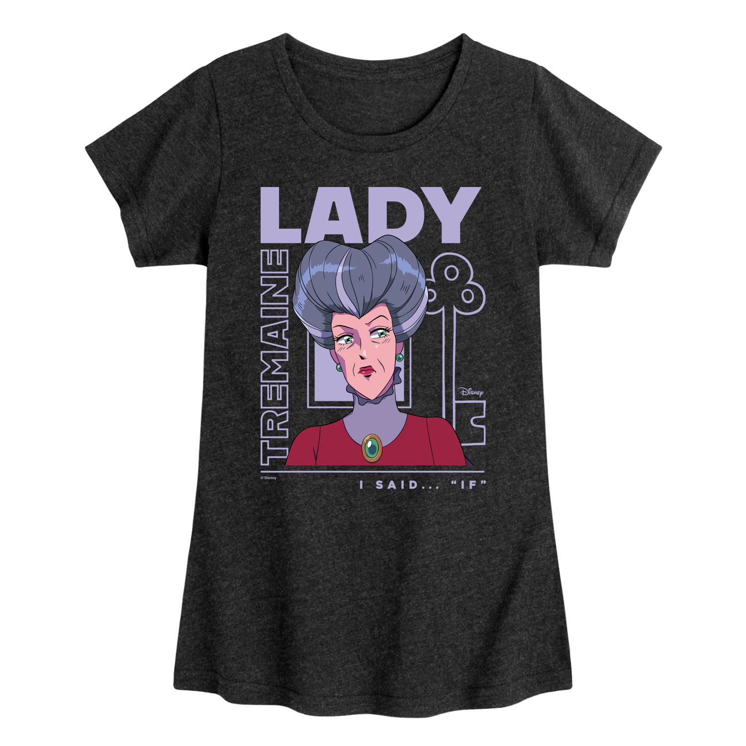 Disney Princess - Lady Tremaine - Toddler & Youth Girls Short Sleeve ...