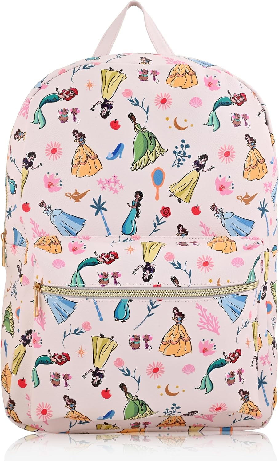 Disney Princess Large Backpack 16 Inches Leatherette All-over In-print ...
