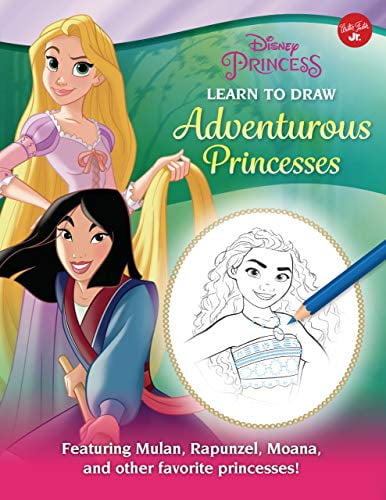Pre-Owned Disney Princess: Learn to Draw Adventurous Princesses ...