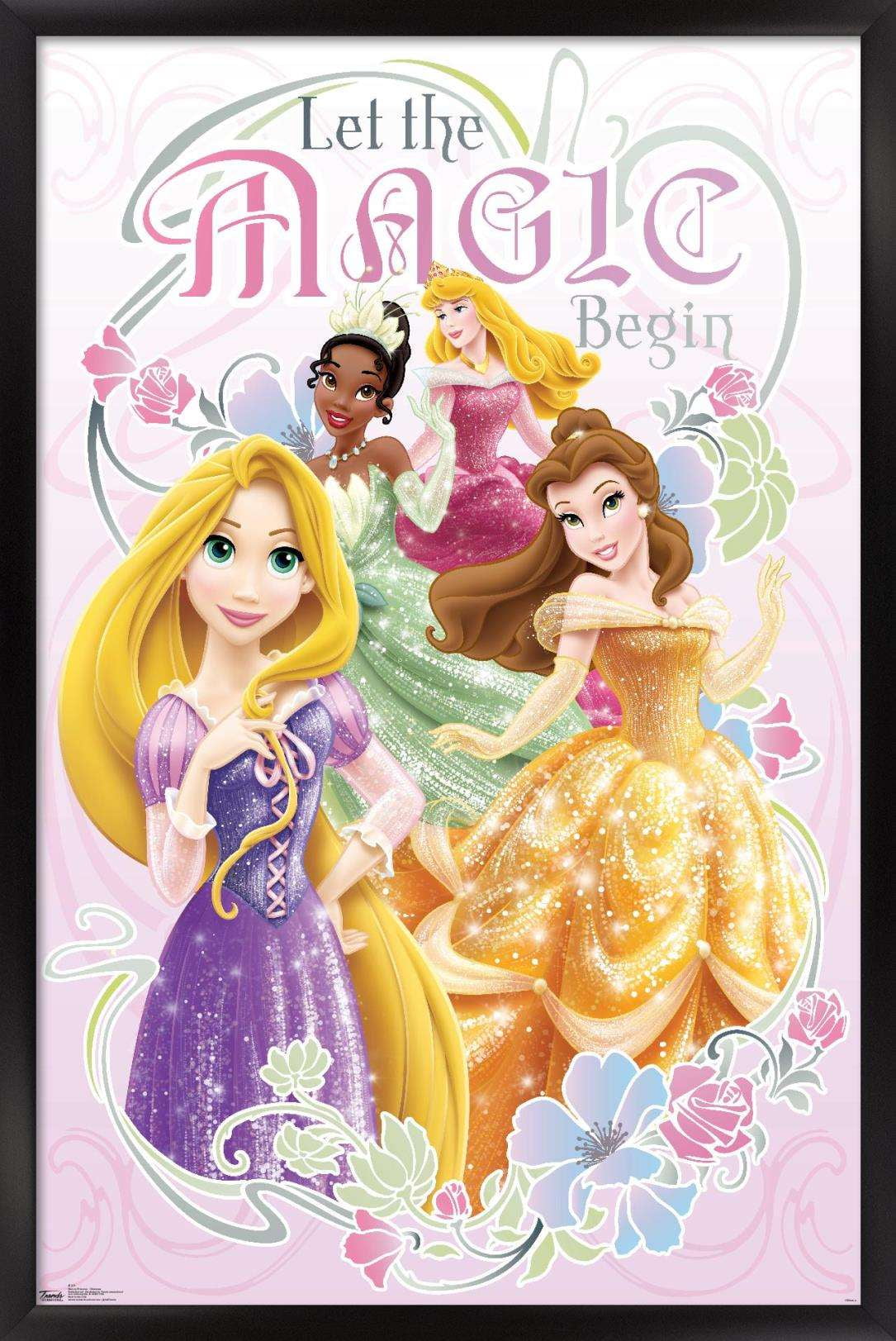 Disney Princess - Let the Magic Begin Wall Poster, 14.725" x 22.375 ...