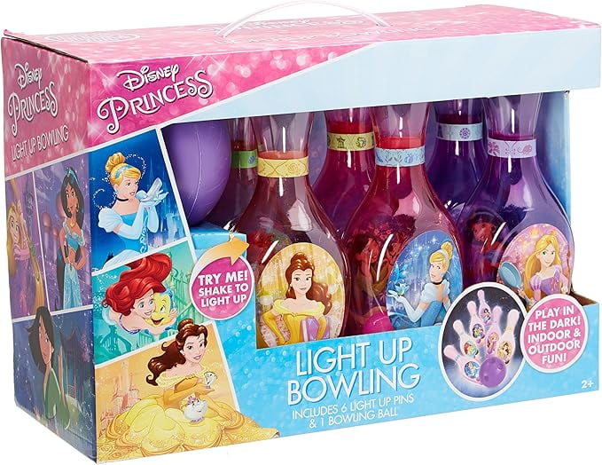 Disney Princess Light up Bowling Set 7 pcs - Walmart.com