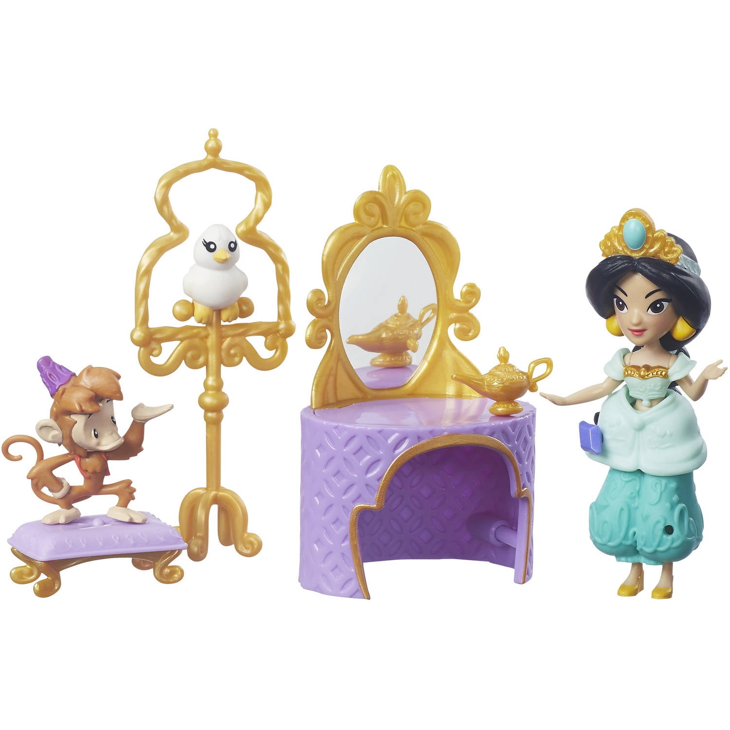 Disney Princess Little Kingdom Jasmine\'S Golden Vanity Set - Walmart.com