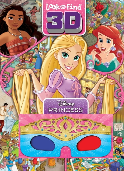 Disney Princess: Look and Find 3D, (Hardcover) - Walmart.com