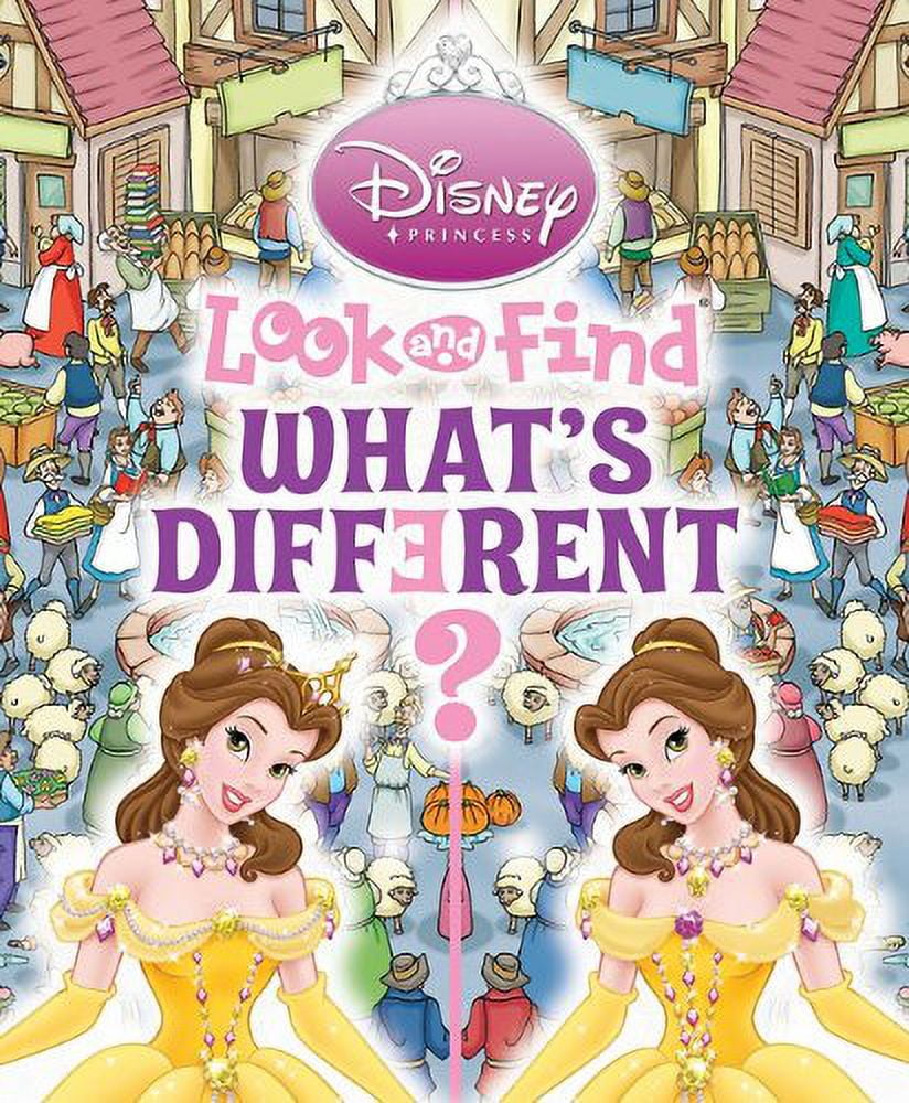 Pre-Owned Disney Princess (Look and Find What's Different?) Hardcover ...
