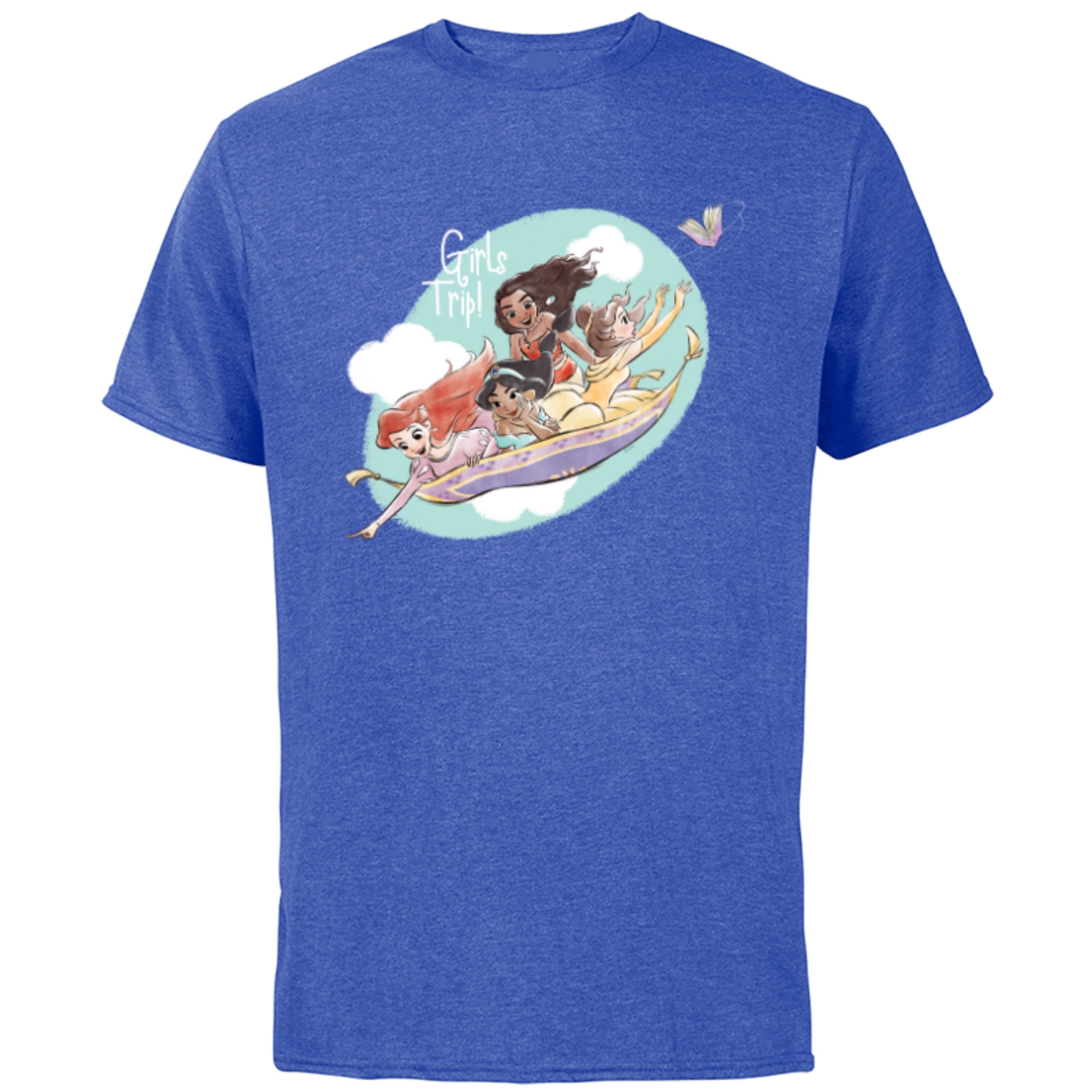 Disney Princess Magic Carpet Girls Trip - Short Sleeve Cotton T-Shirt ...