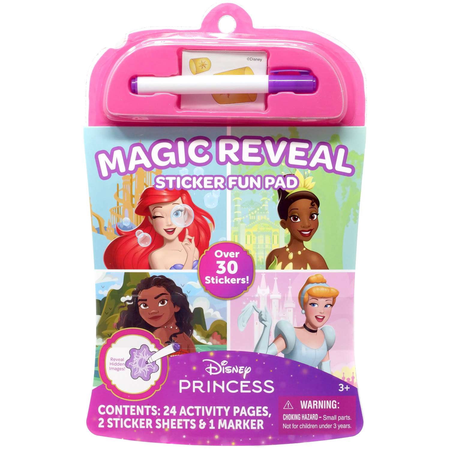 Disney Princess Magic Reveal Sticker Fun Pad - Walmart.com