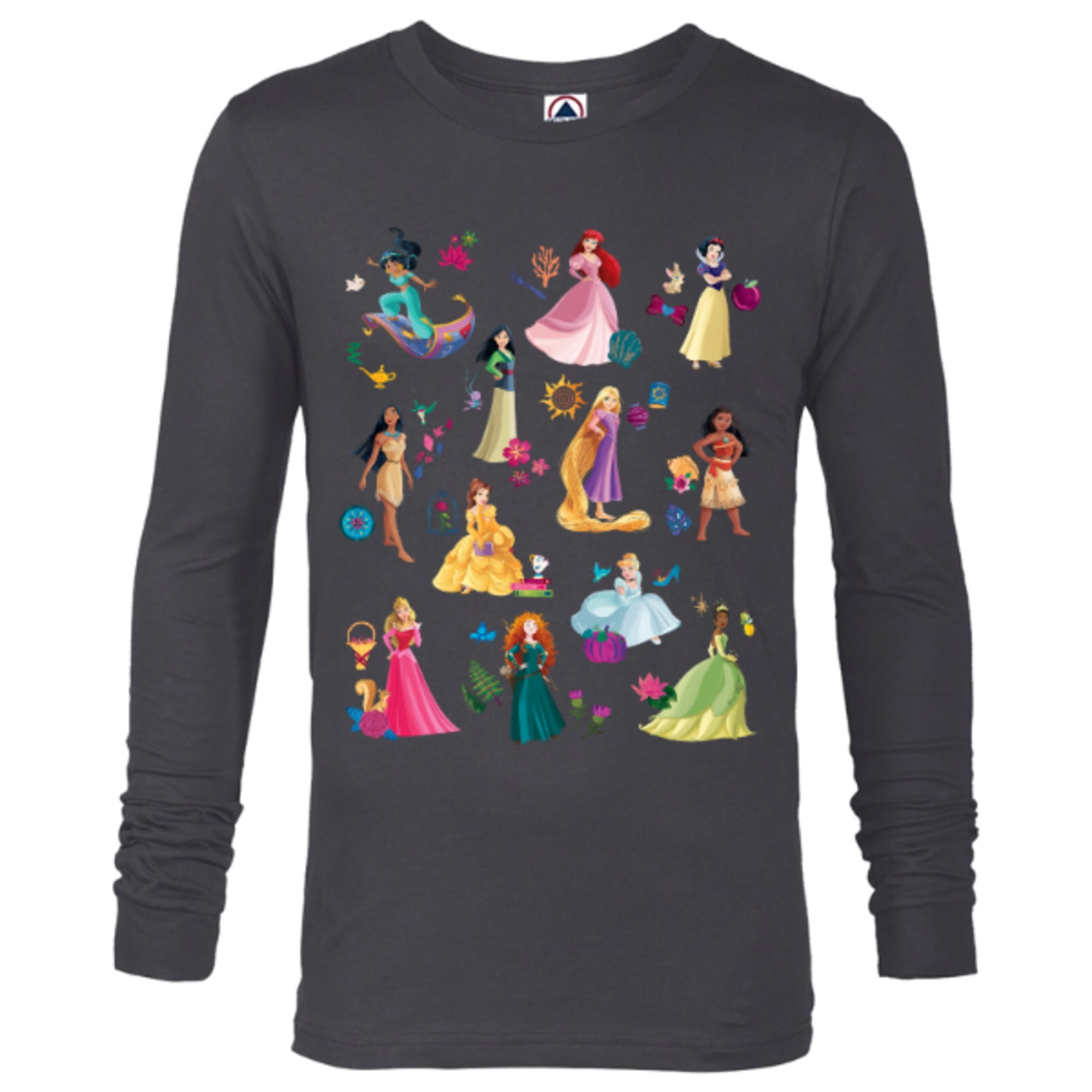 Disney Princess Magical Print - Long Sleeve T-Shirt for Men ...