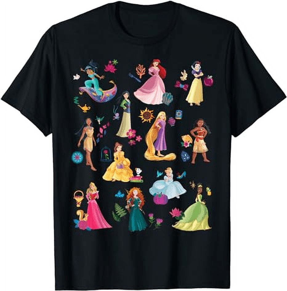 Disney Princess Magical Print T-Shirt - Walmart.com