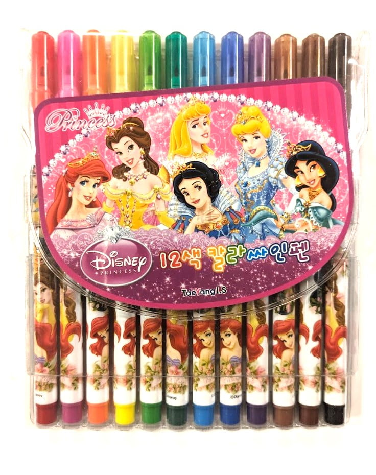 Disney Princess Markers Color Pen art supplies 12 pks - Walmart.com