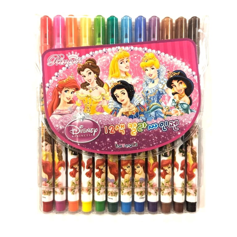 Disney Princess Markers Disney Princess Girl Vibes Filled Pencil Case
