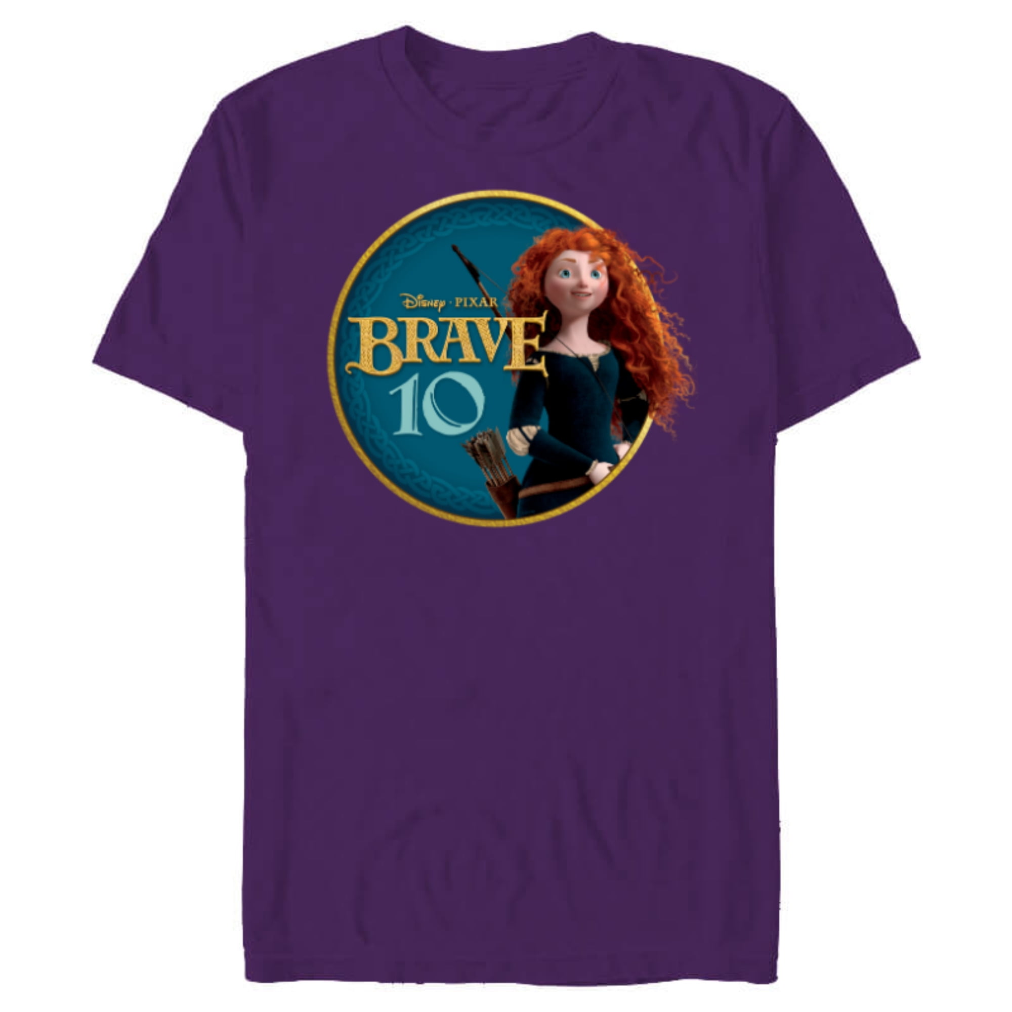 Disney Princess Merida Brave 10th Anniversary - Short Sleeve Blended T ...