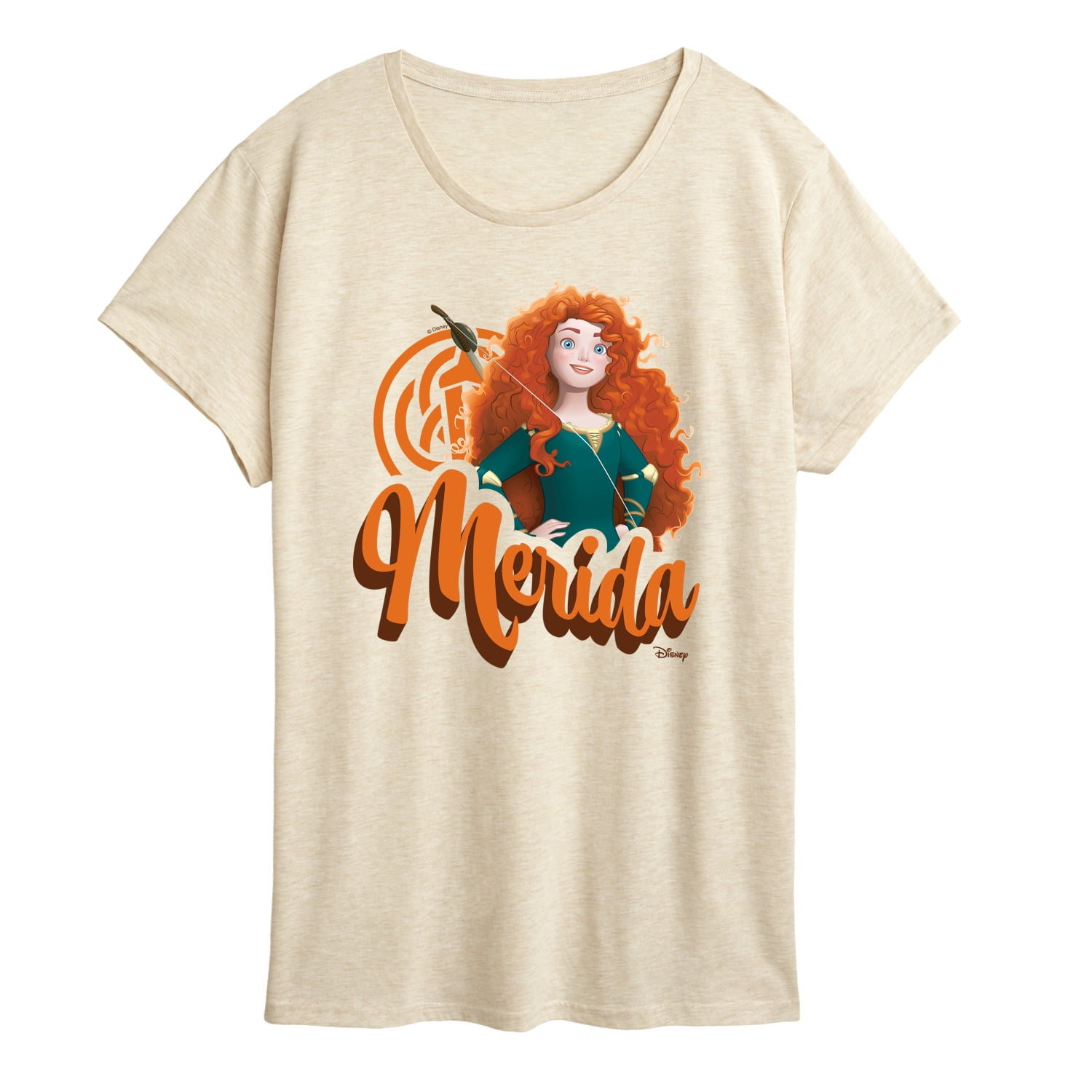 Disney Princess - Merida Headshot - Women's Short Sleeve Graphic T ...