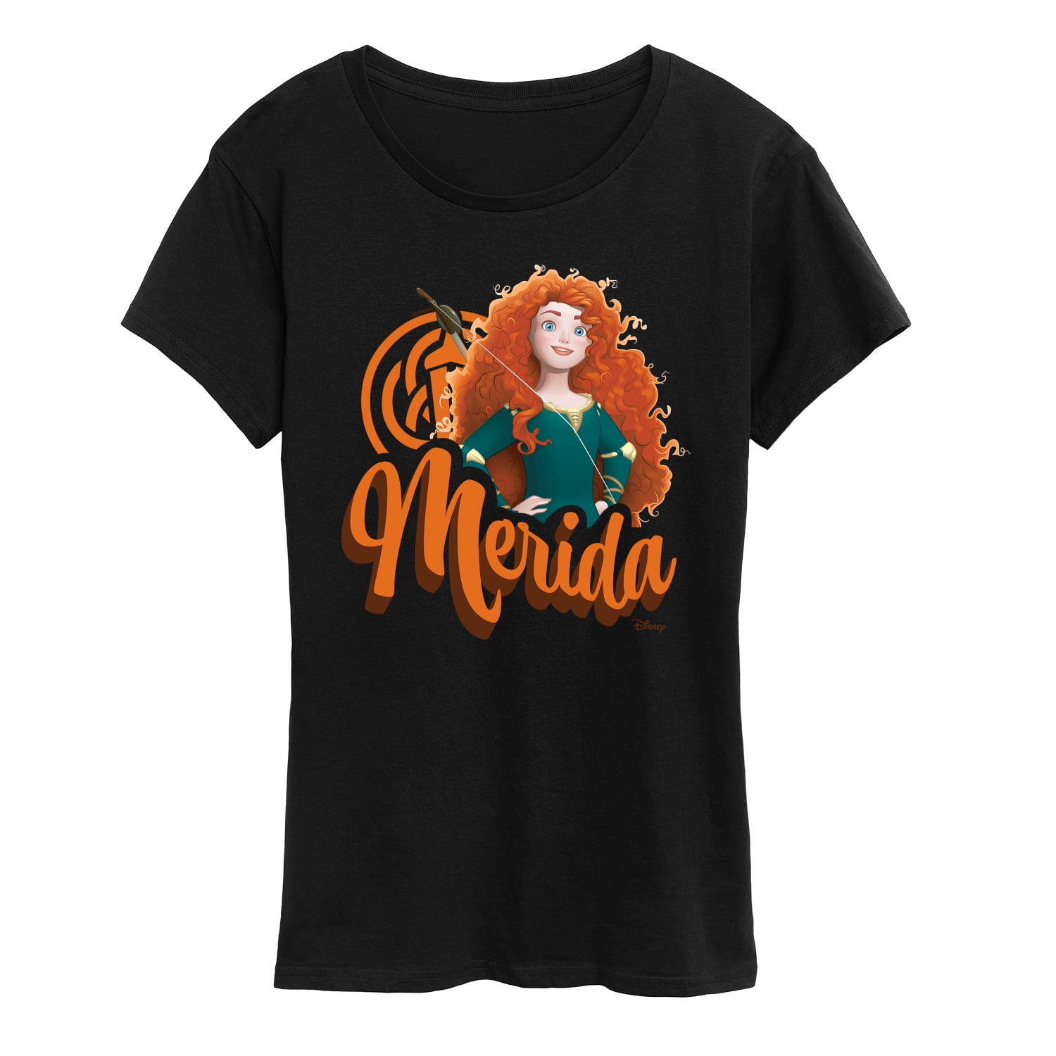 Disney Princess - Merida Headshot - Women's Short Sleeve Graphic T ...