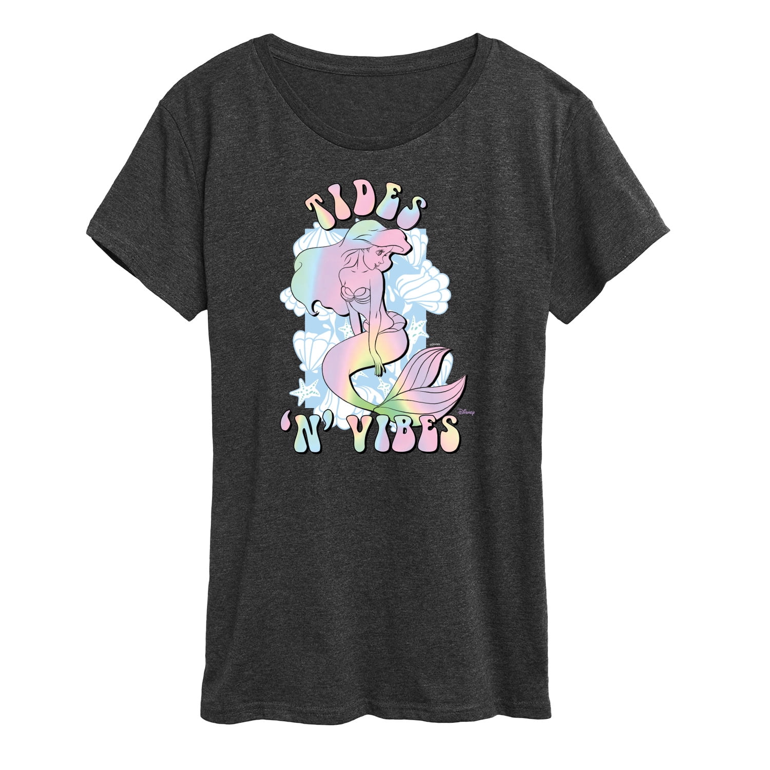 Disney Princess - Mermaid Ariel Tides 'N' Vibes - Women's Short Sleeve ...