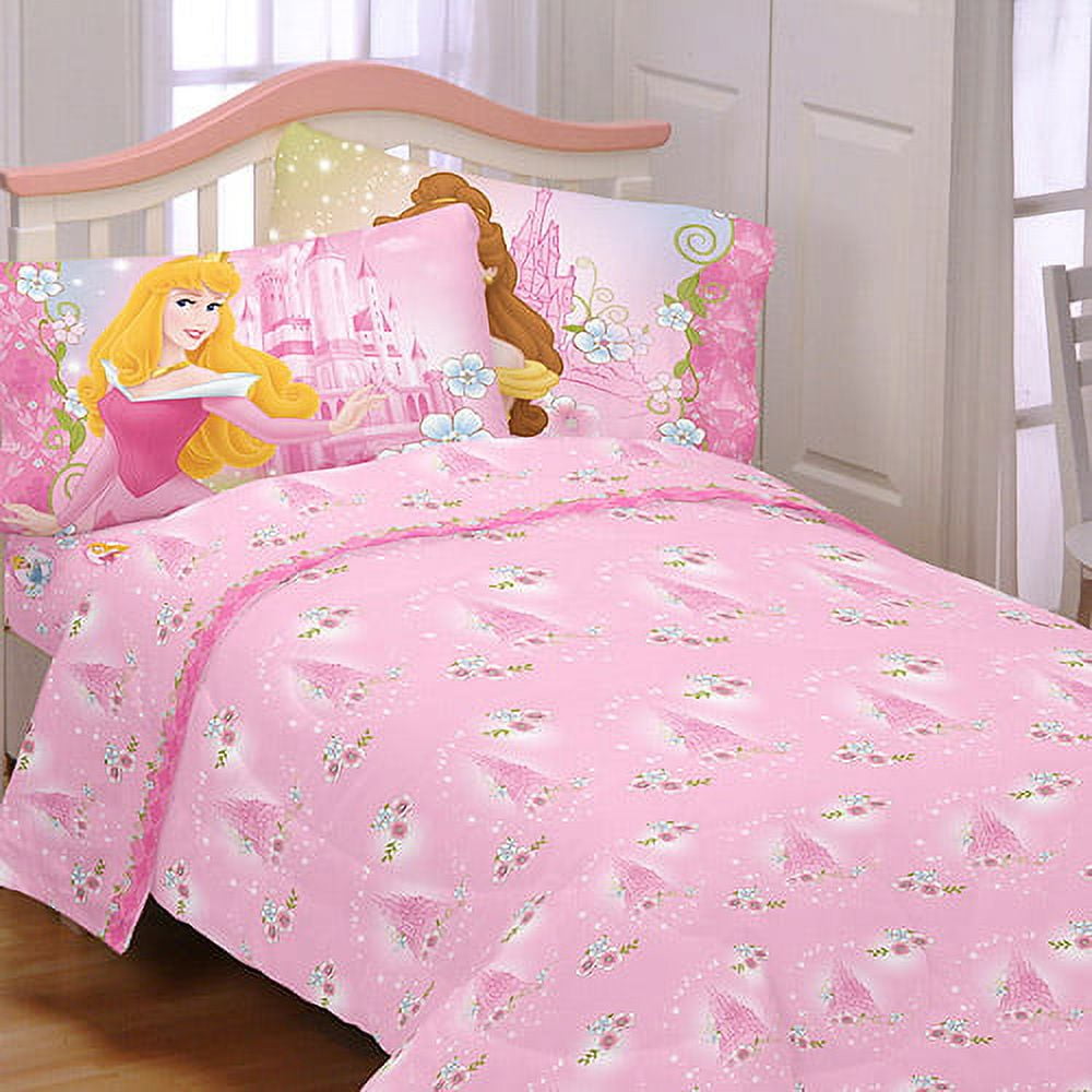 Disney Princess Microfiber Sheet Set - Walmart.com