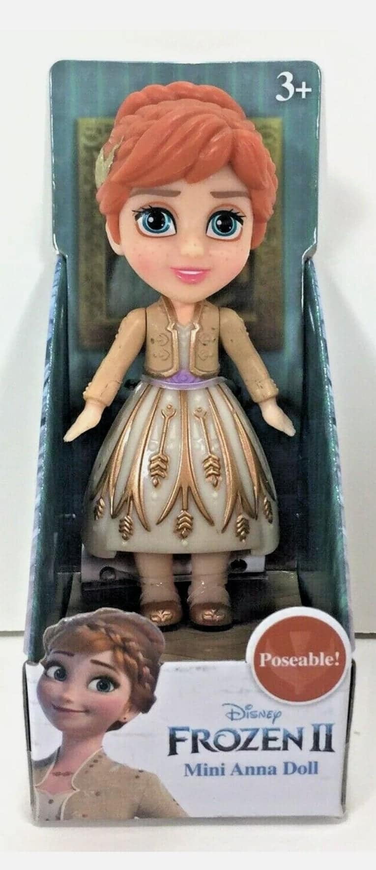 Disney Princess Mini Toddler Doll - Mini Anna Doll - Walmart.com