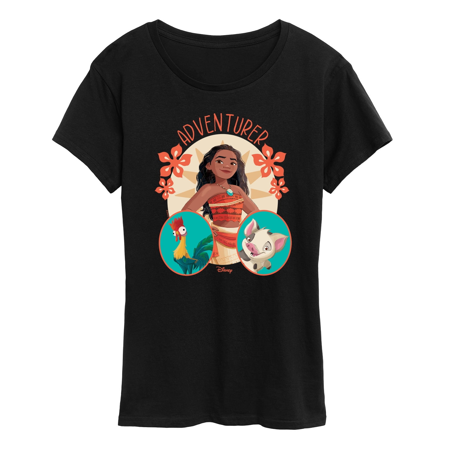 Disney Princess - Moana Adventurer - Women's Short Sleeve Graphic T ...