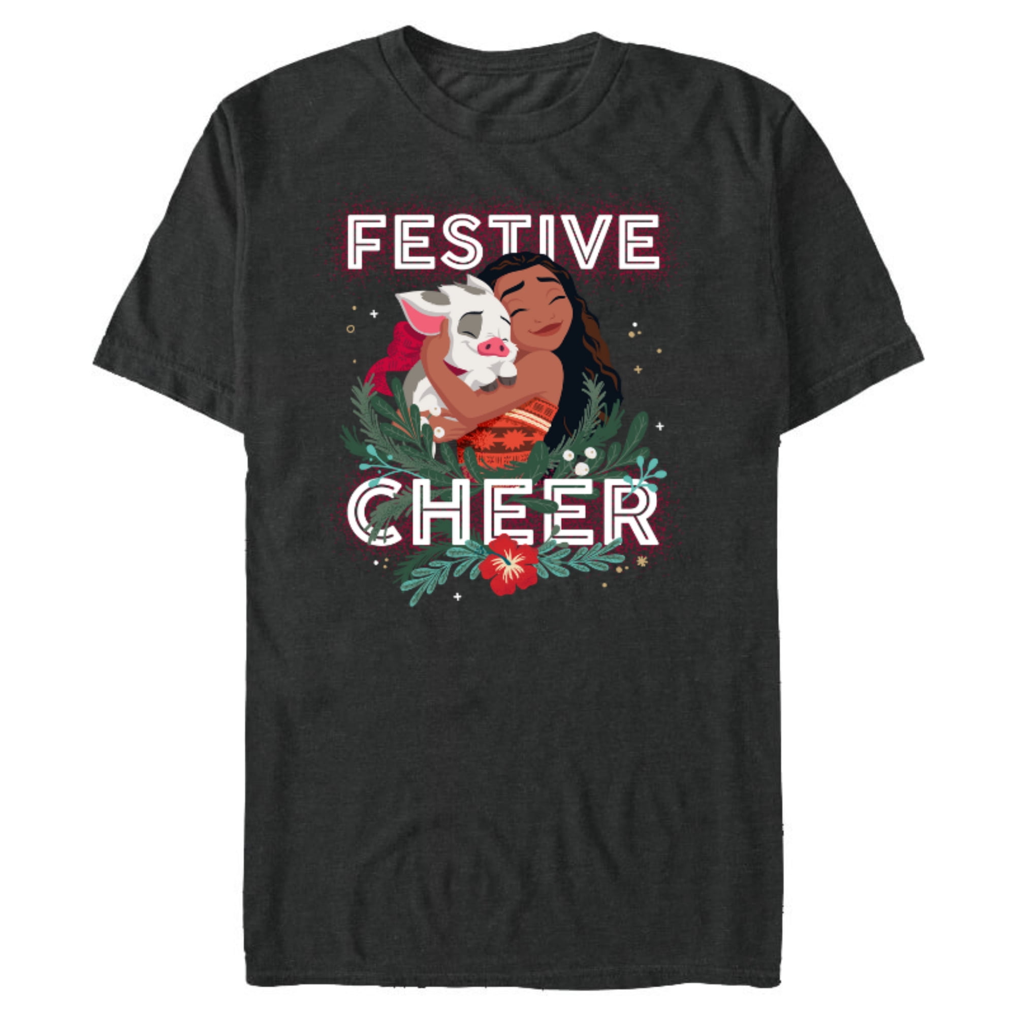 Disney Princess Moana Festive Cheer Holiday Standard - Short Sleeve ...
