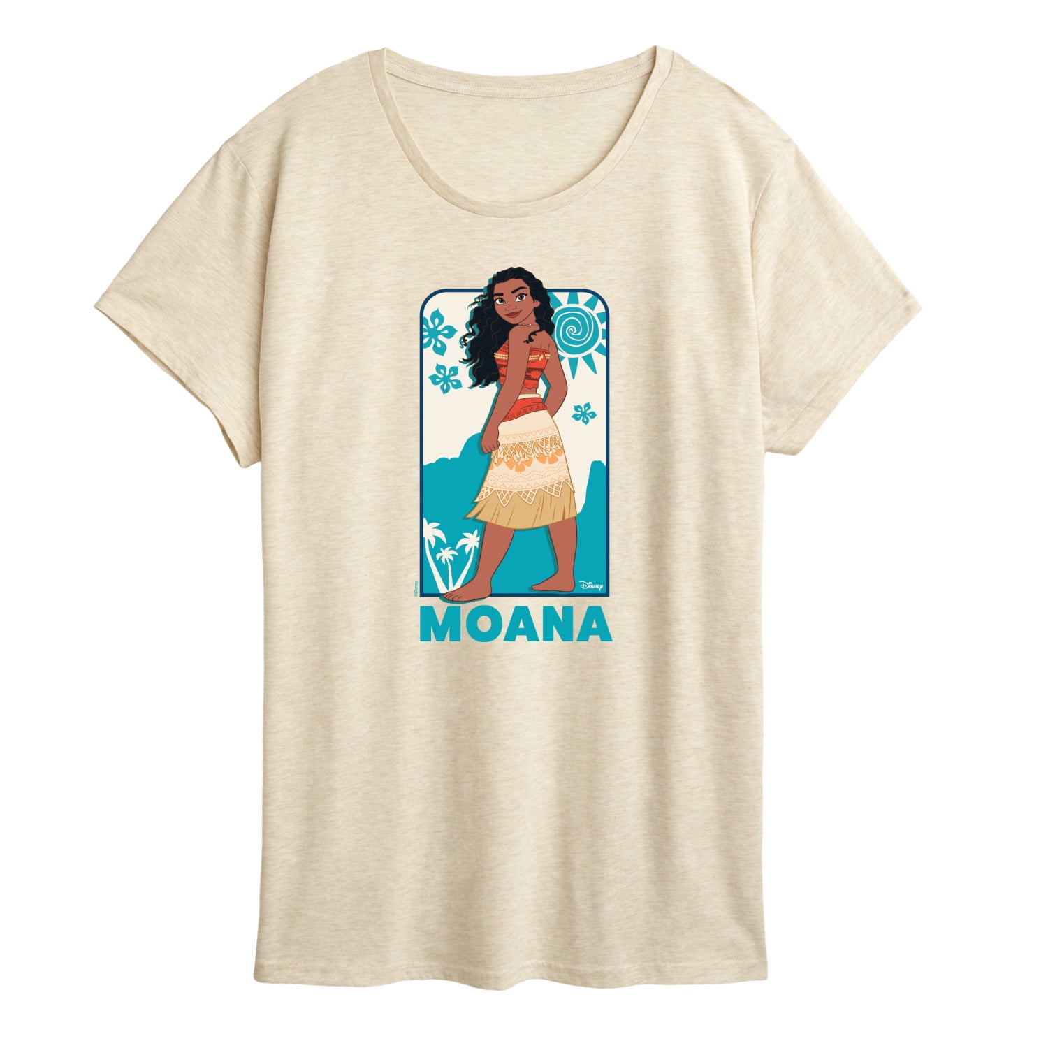Disney Princess - Moana Full Body Portrait- Women's Short Sleeve ...