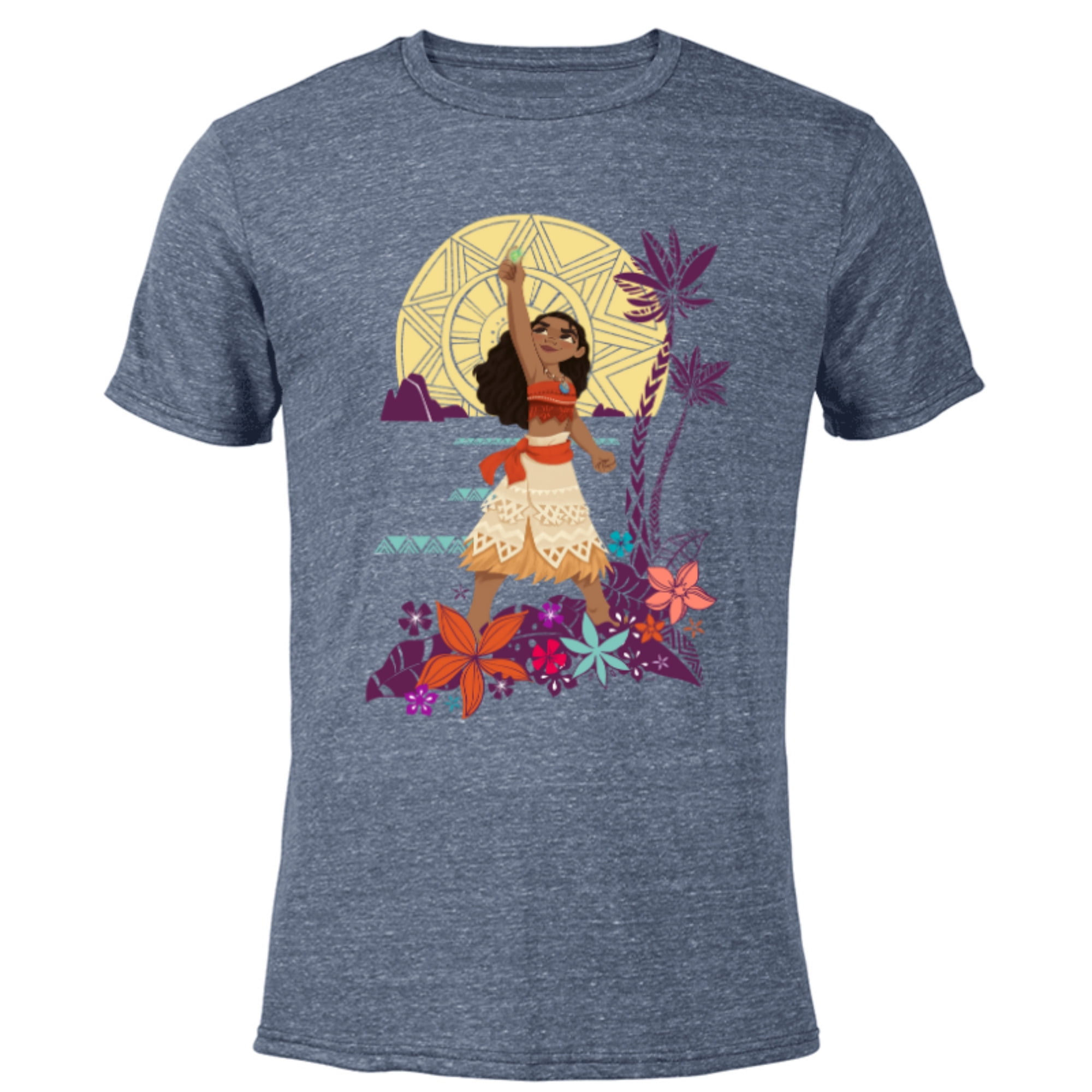 Disney Princess Moana Heart of Te Fiti - Short Sleeve Blended T-Shirt ...