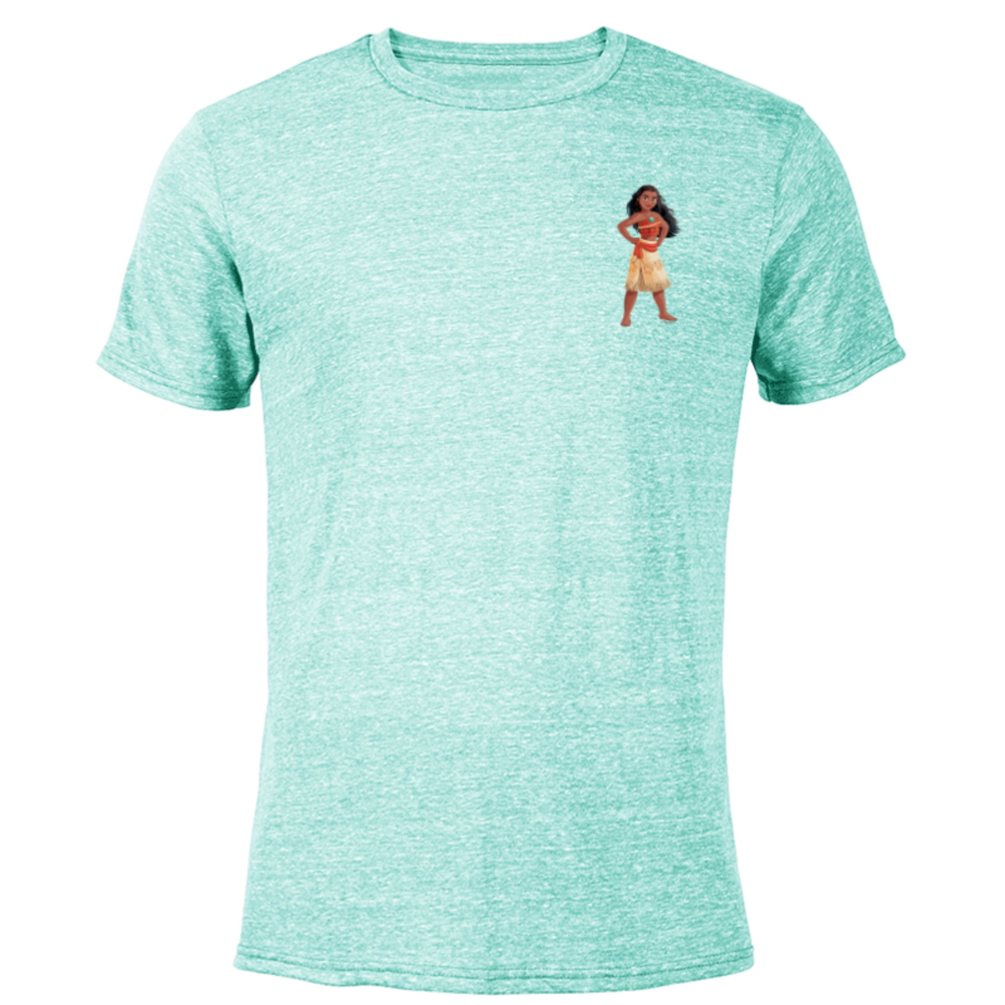 Disney Princess Moana Small Print - Short Sleeve Blended T-Shirt for Adults - Customized-Ocean ...