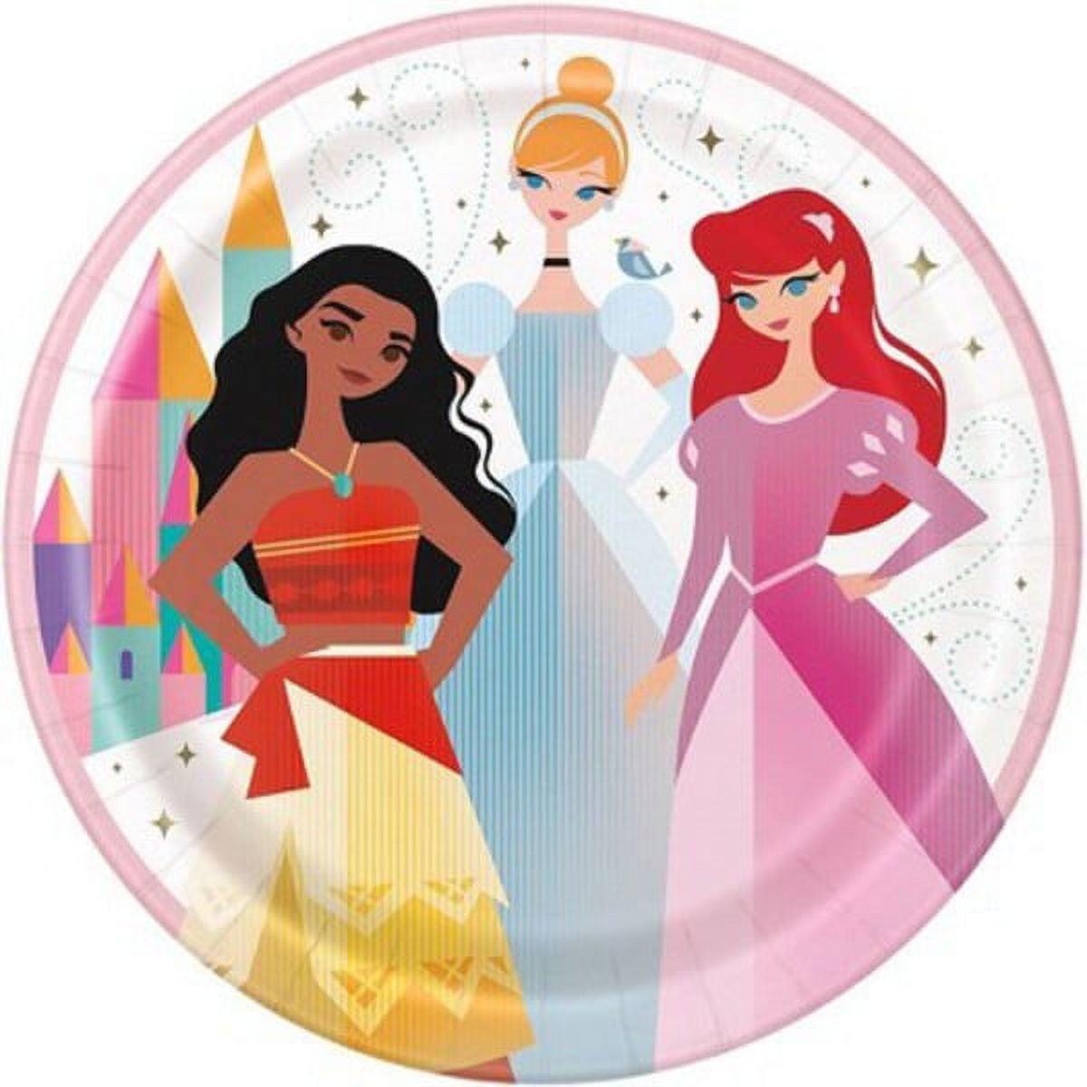 Disney Princess 'Modern' Large Paper Plates (8ct) - Walmart.com