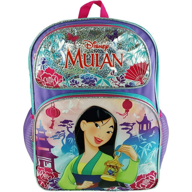Disney Princess School Bookbag: Mulan Deluxe Large 16" Full Size ...