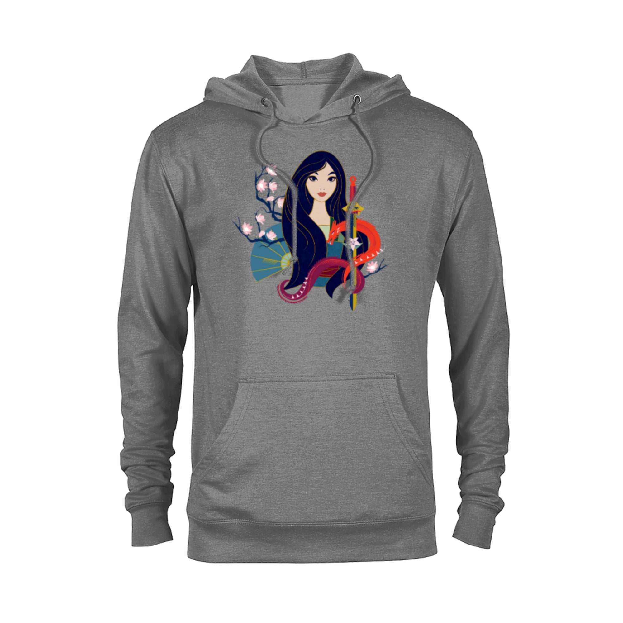 Disney Princess Mulan and Mushu Modern Art Deco Style - Pullover Hoodie ...