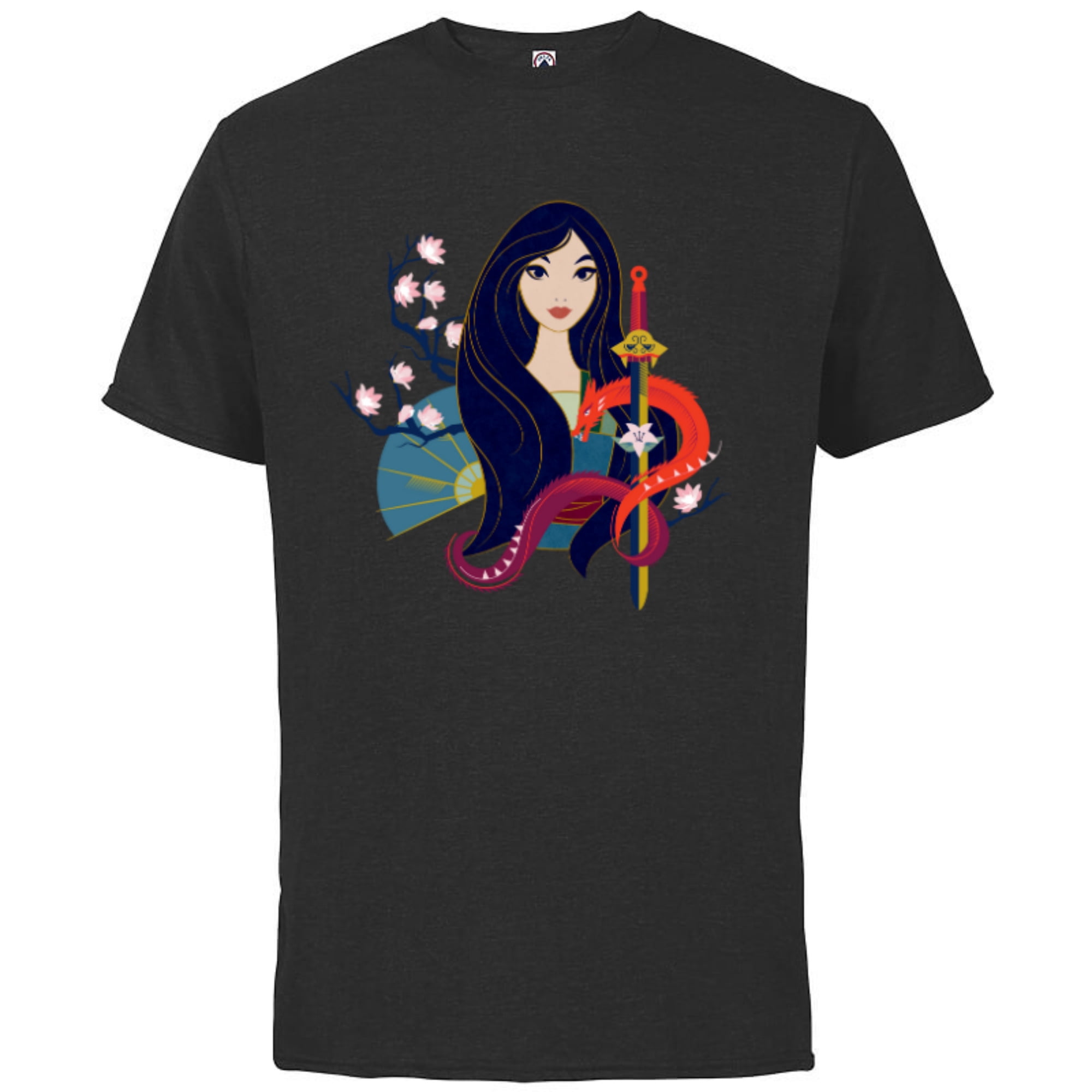 Disney Princess Mulan and Mushu Modern Art Deco Style - Short Sleeve ...