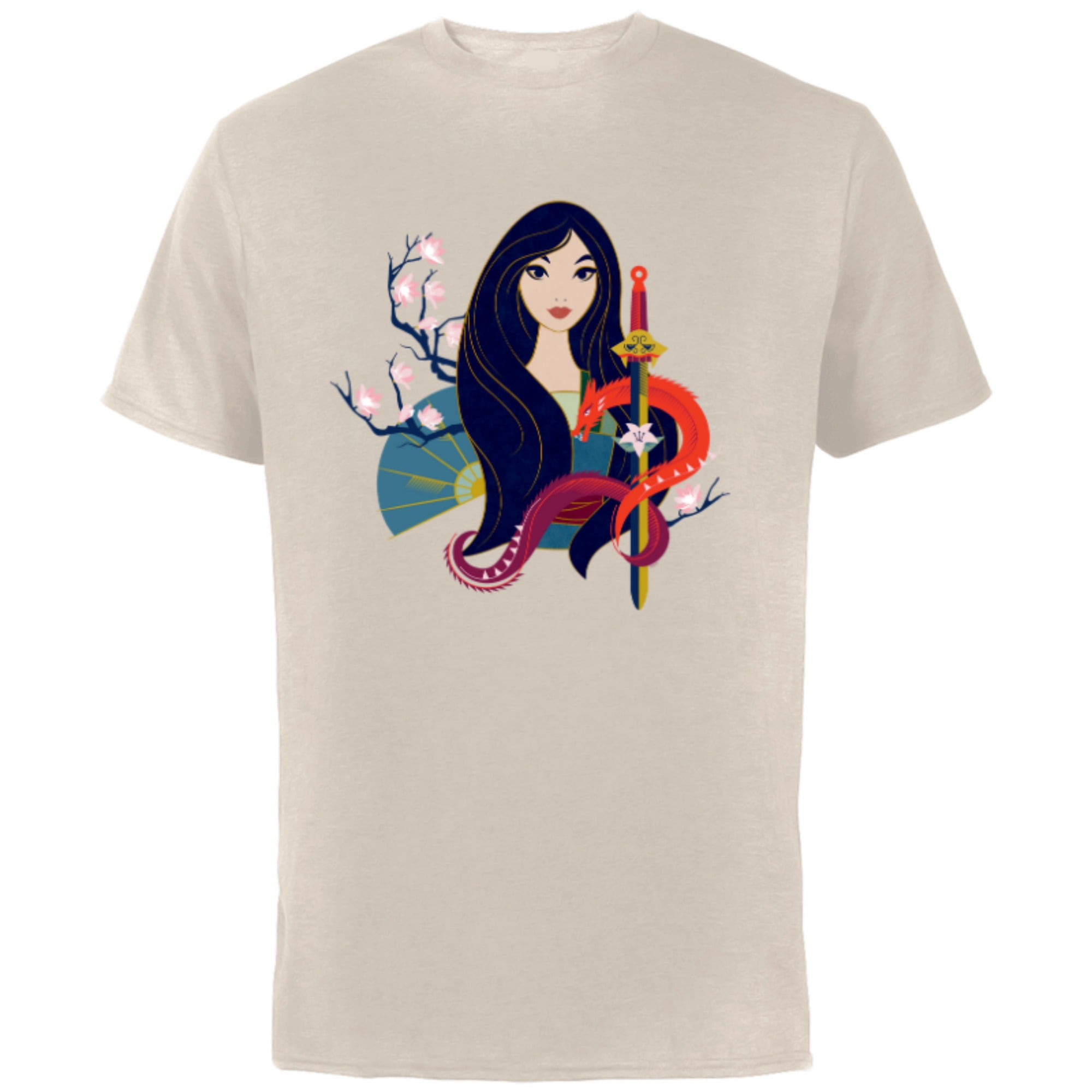 Disney Princess Mulan and Mushu Modern Art Deco Style - Short Sleeve ...
