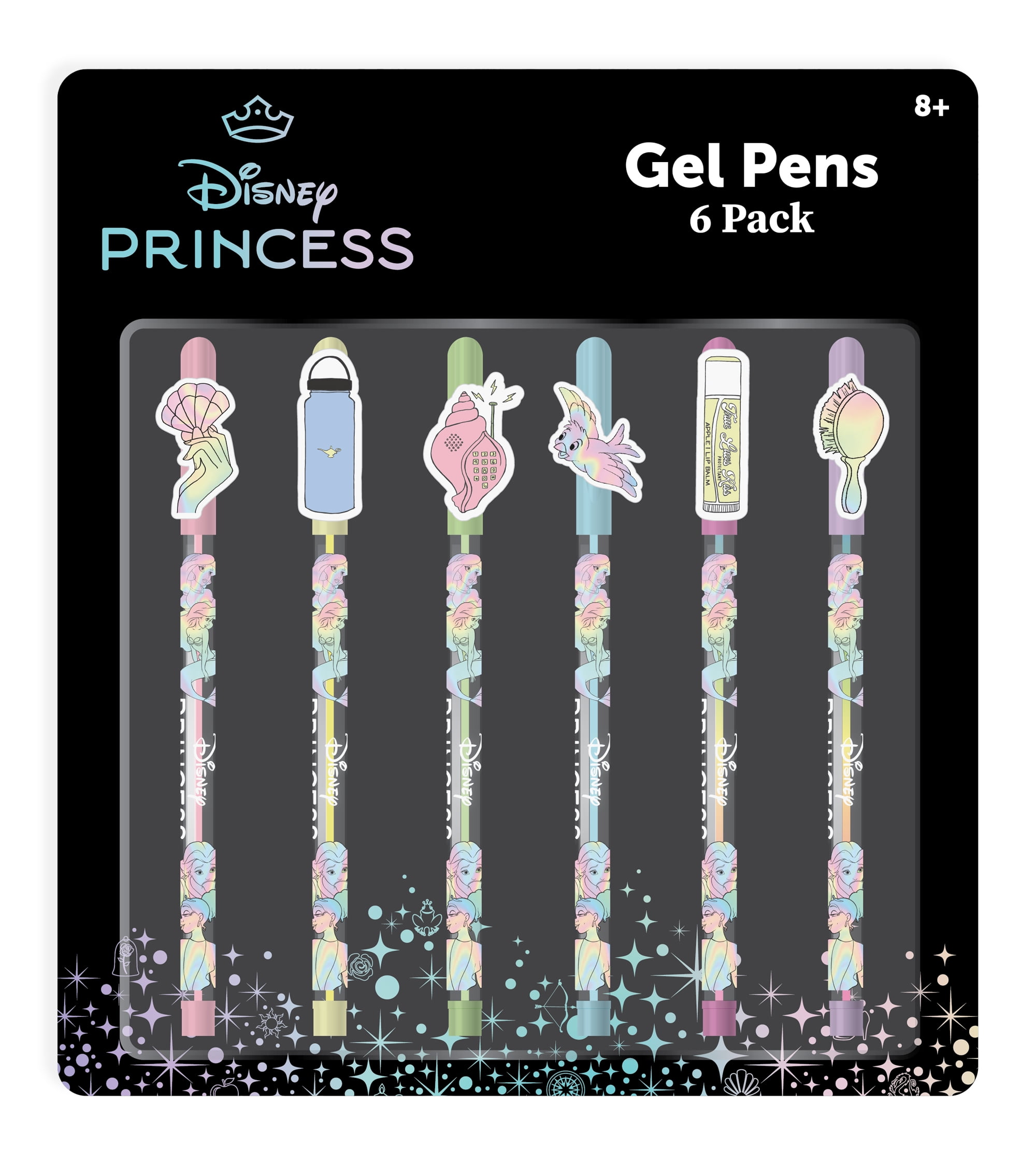 Disney Princess Multi-Color Gel Pens, 6 Count - Walmart.com