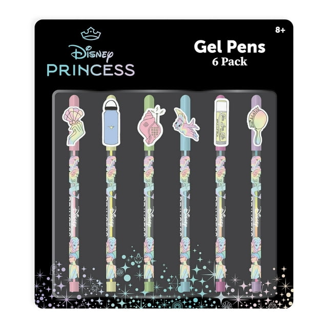 Disney Princess Multi-Color Gel Pens, 6 Count - Walmart.com